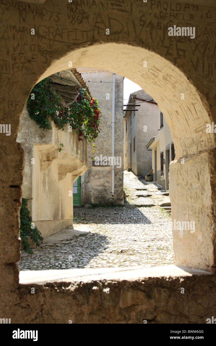 Beli village on Cres Island, Croatia Stock Photo - Alamy