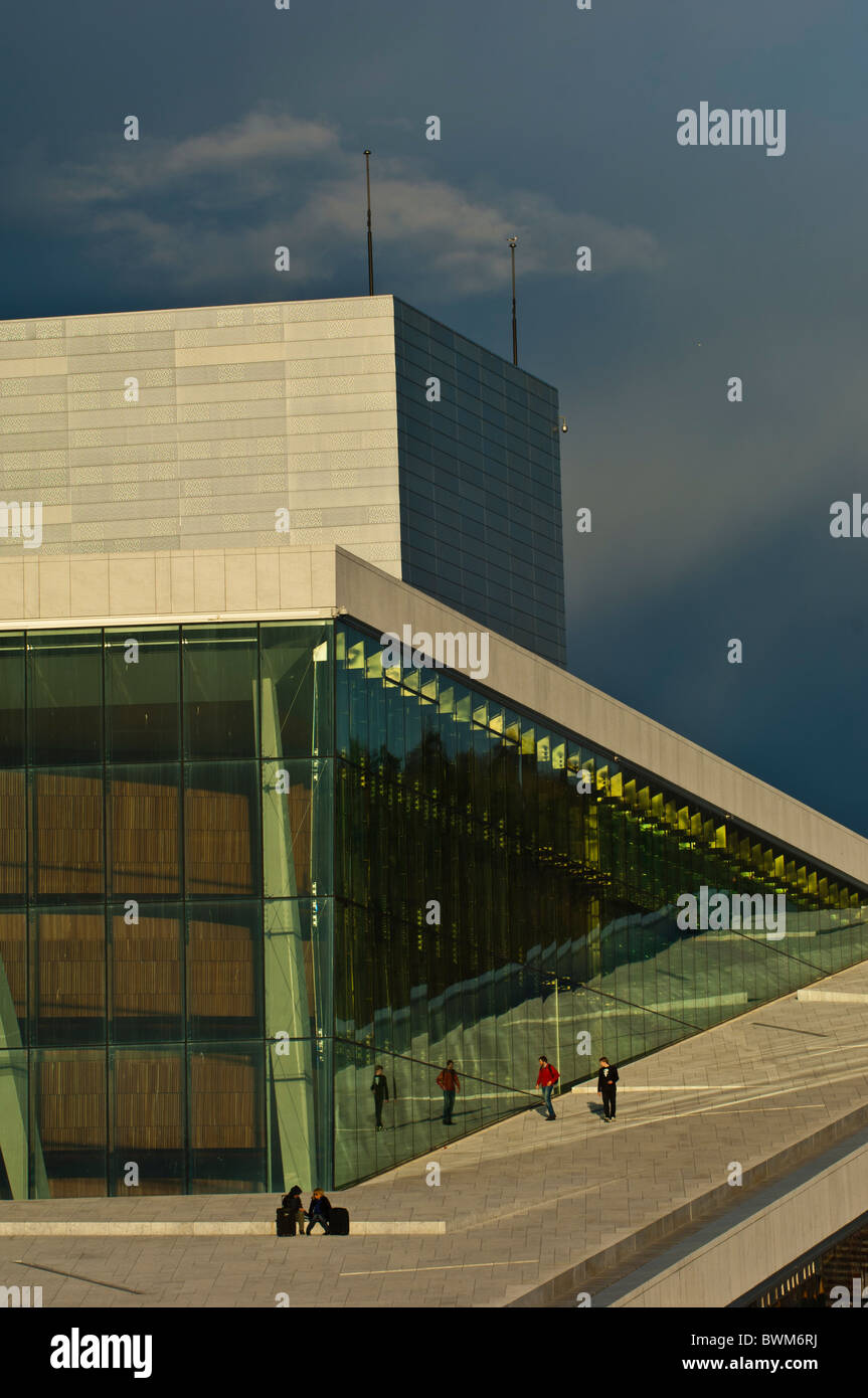 Opera house building exteriors Oslo Norway Scandinavia Stock Photo - Alamy