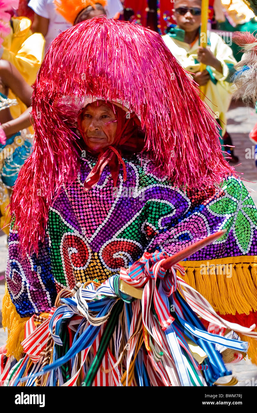 Parade of Brazilian Culture called "Caboclo de Lança" in the city of ...