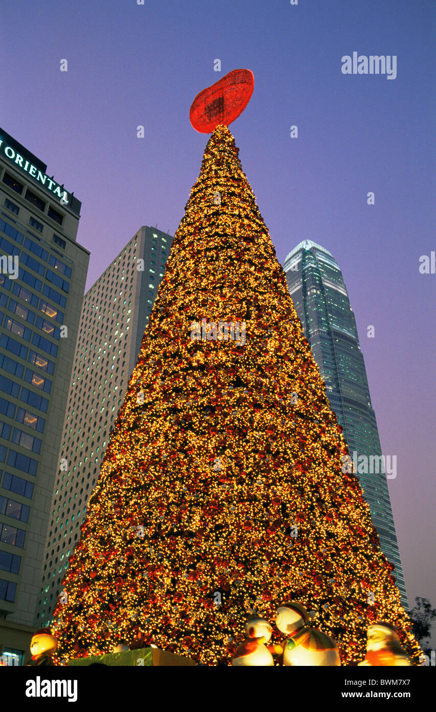 Christmas decorations tree hong kong hi-res stock photography and ...