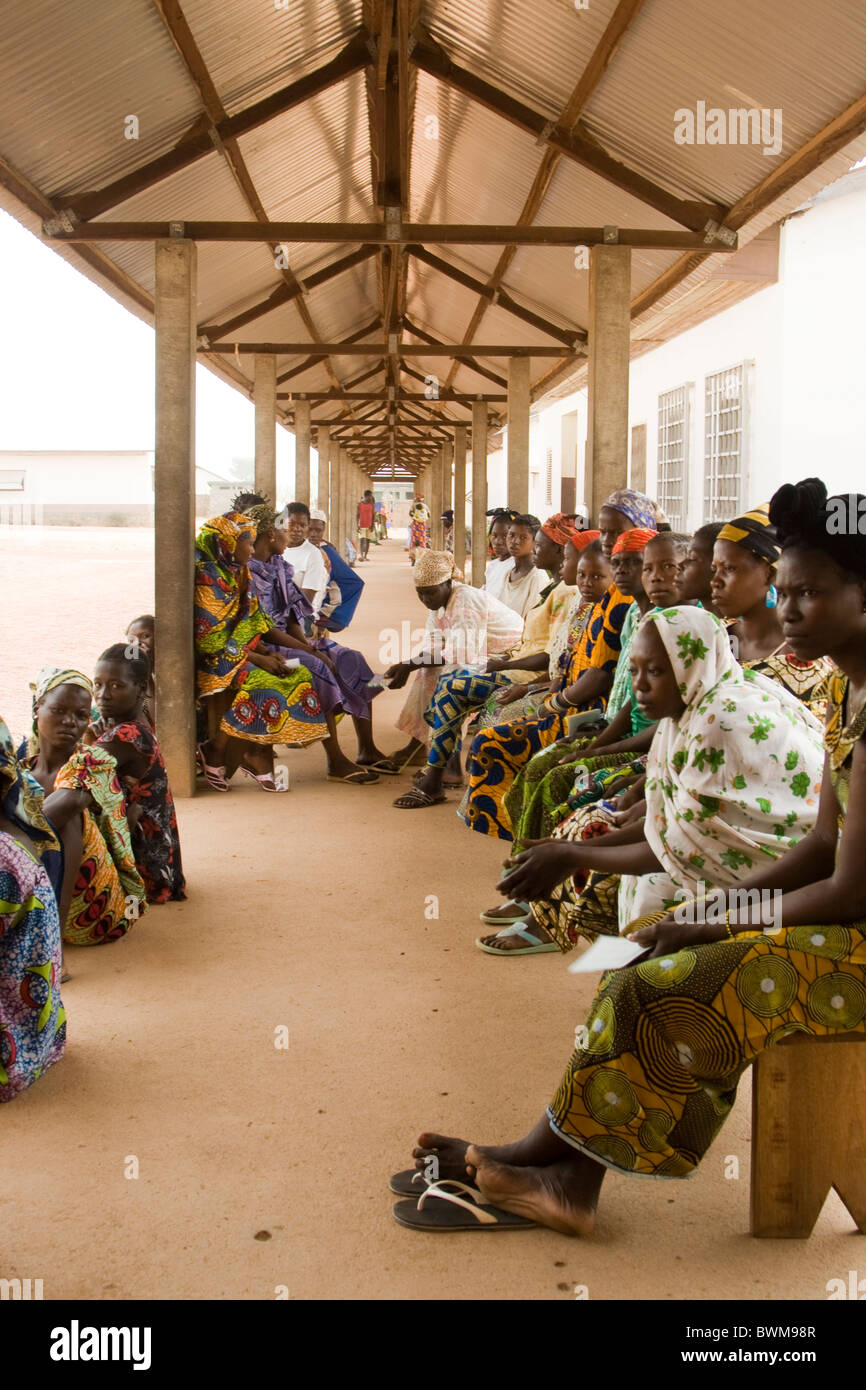 Waiting for the obstetrical consultation in Paoua hospital MSF. Central ...
