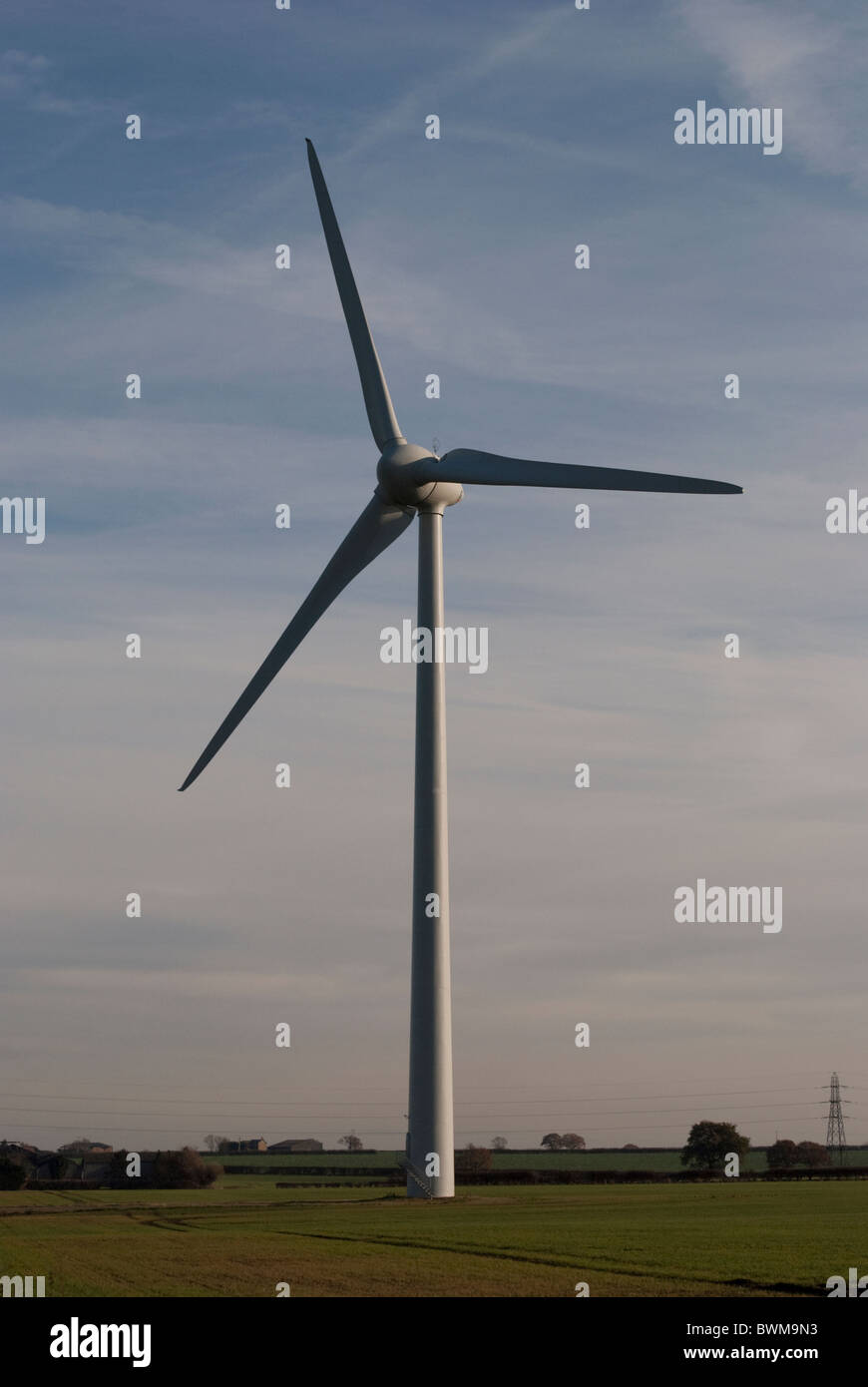 A view of Kettering Wind Farm Stock Photo - Alamy