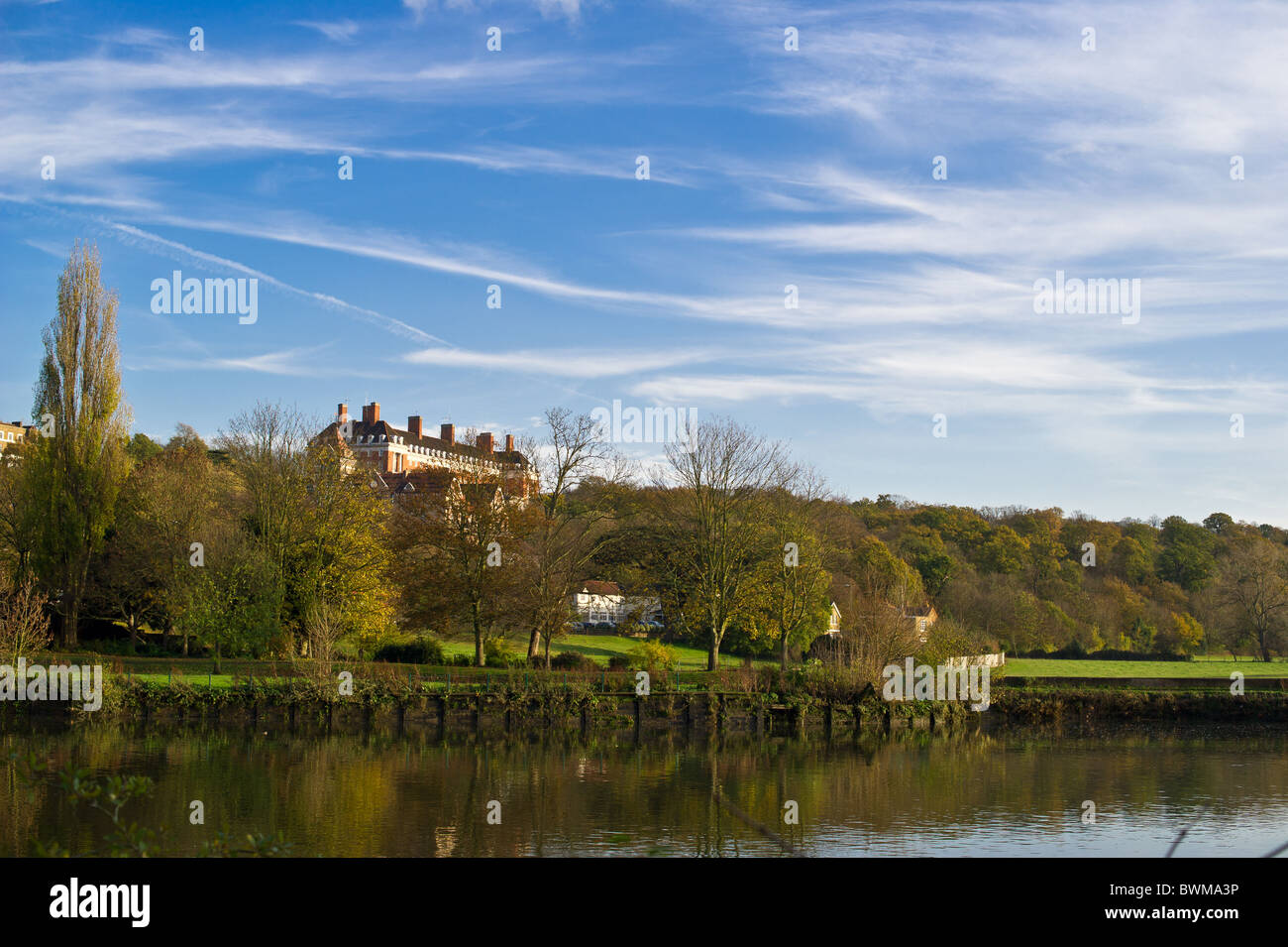 Star and Garter Home on Richmond Hill from the opposite bank of the ...