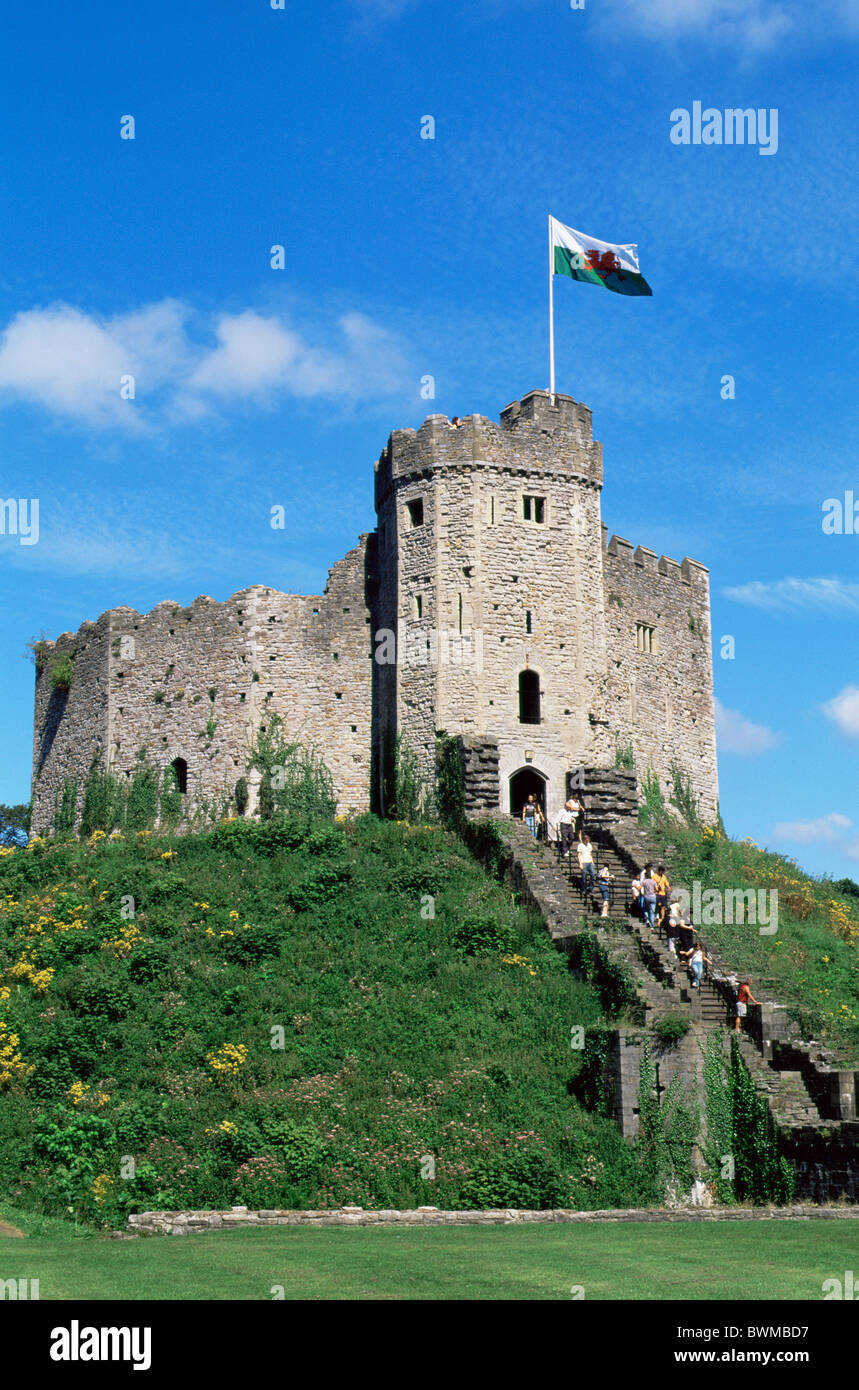 UK Wales Monmouthshire Cardiff Cardiff castle Castles castle historic United Kingdom Great ...