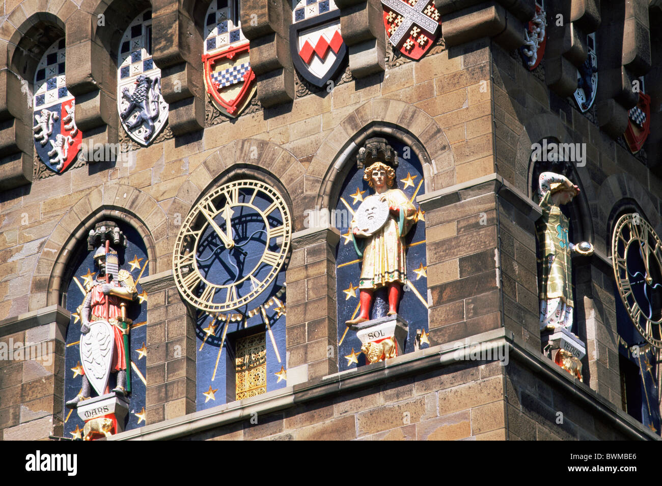 UK Wales Monmouthshire Cardiff Cardiff castle Castles castle historic ...