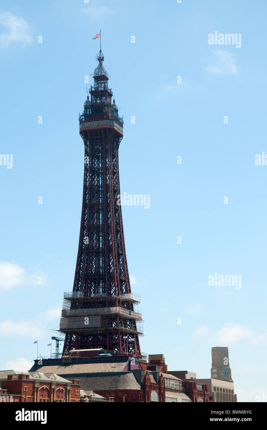 The Famous Tower Complex in Blackpool on the coast of Lancashire in ...