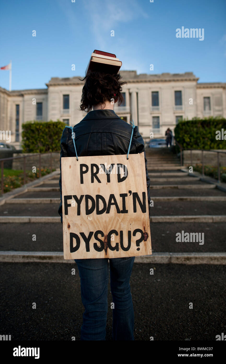 Soozy Roberts' performance intervention "When Will I Learn" / "Pryd ...