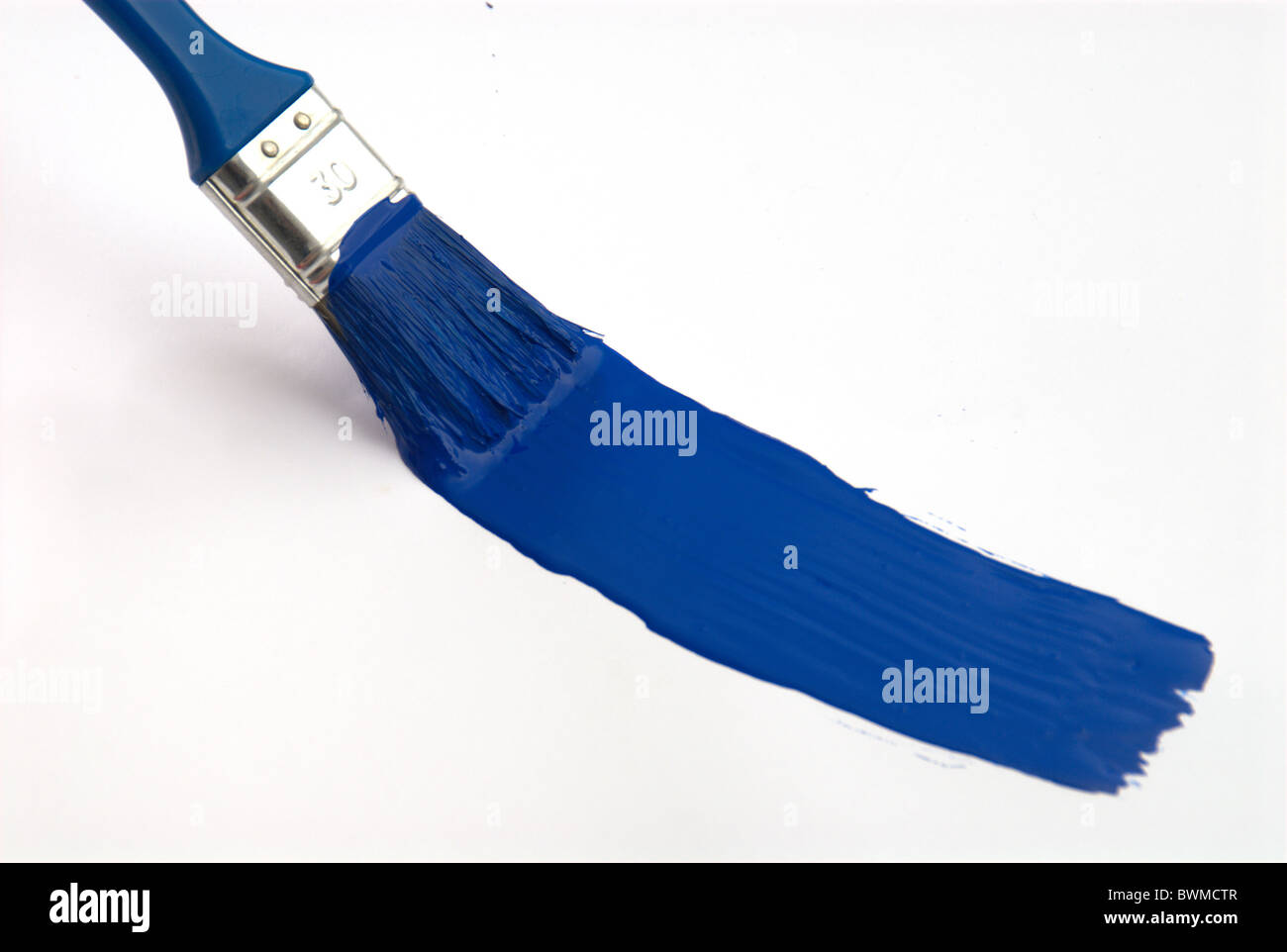 Tools work craft paint painting blue blue color paintbrush color pot ...