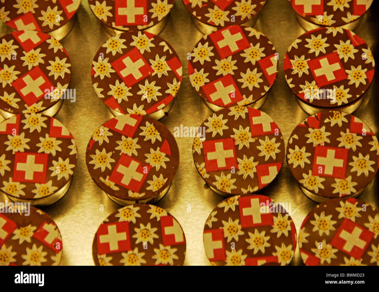 Confection sweets comfit candy chocolate Switzerland Europe flag sweet ...