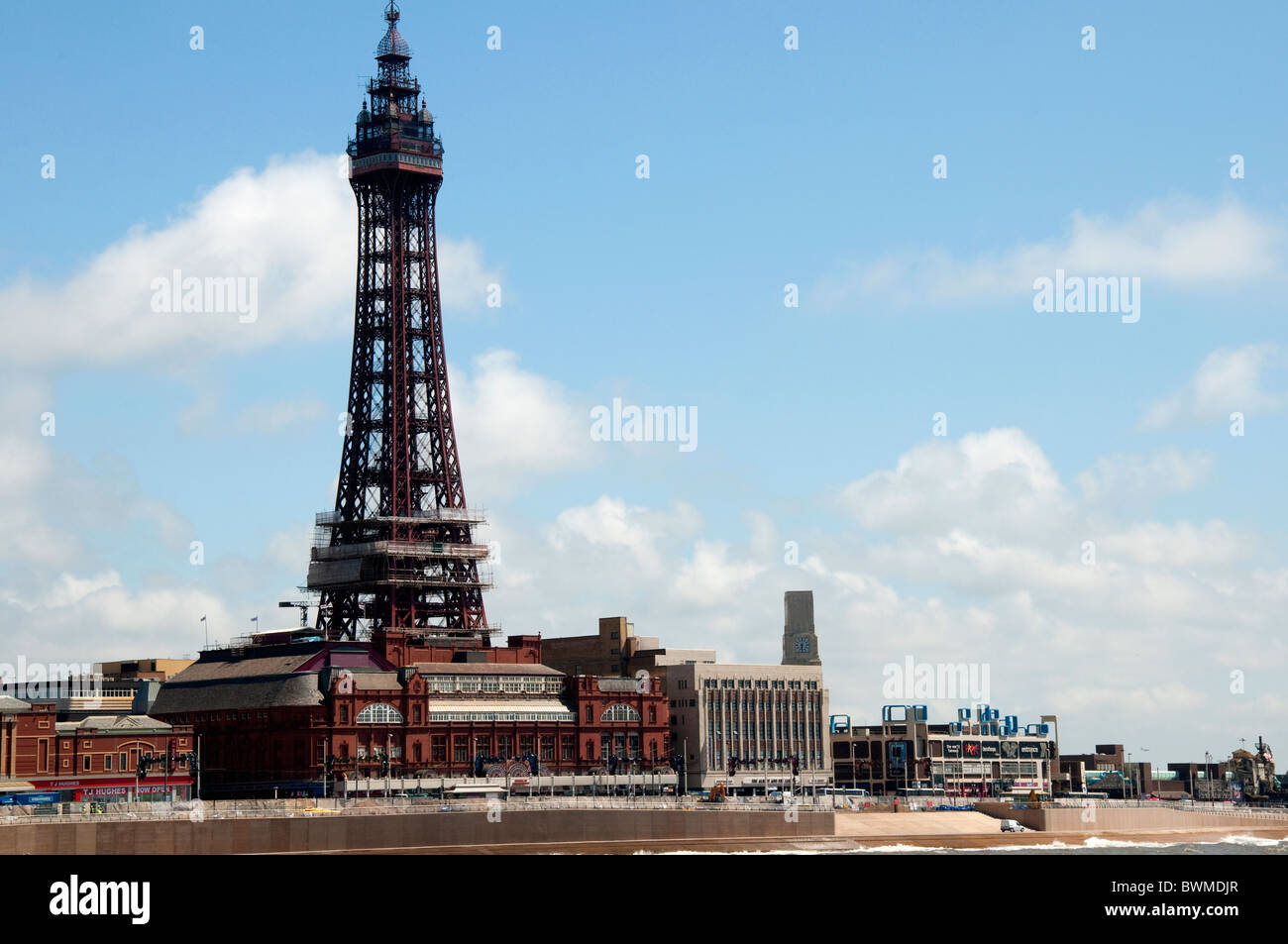 The Famous Tower Complex in Blackpool on the coast of Lancashire in ...