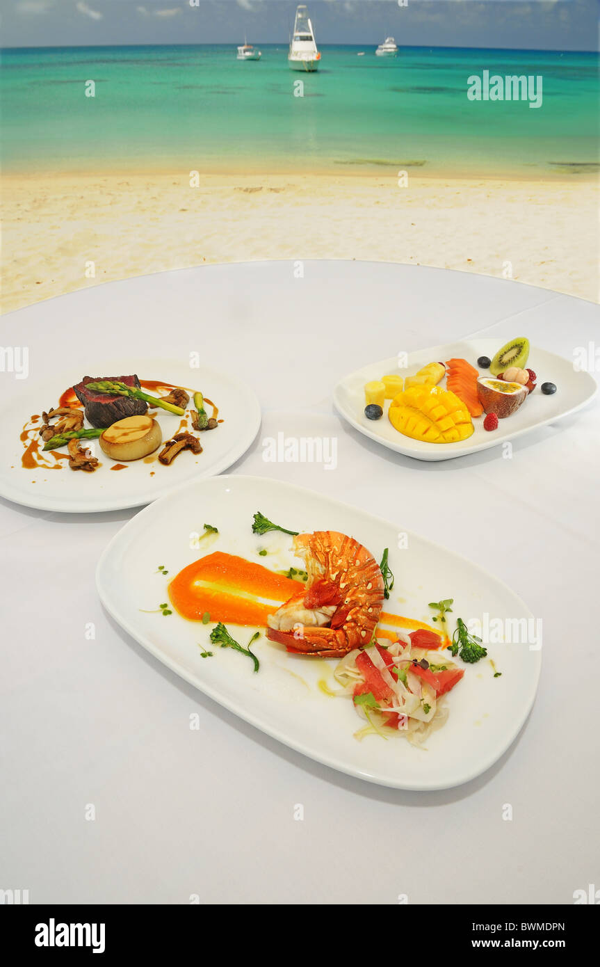 lunch at Lizard Island Stock Photo - Alamy