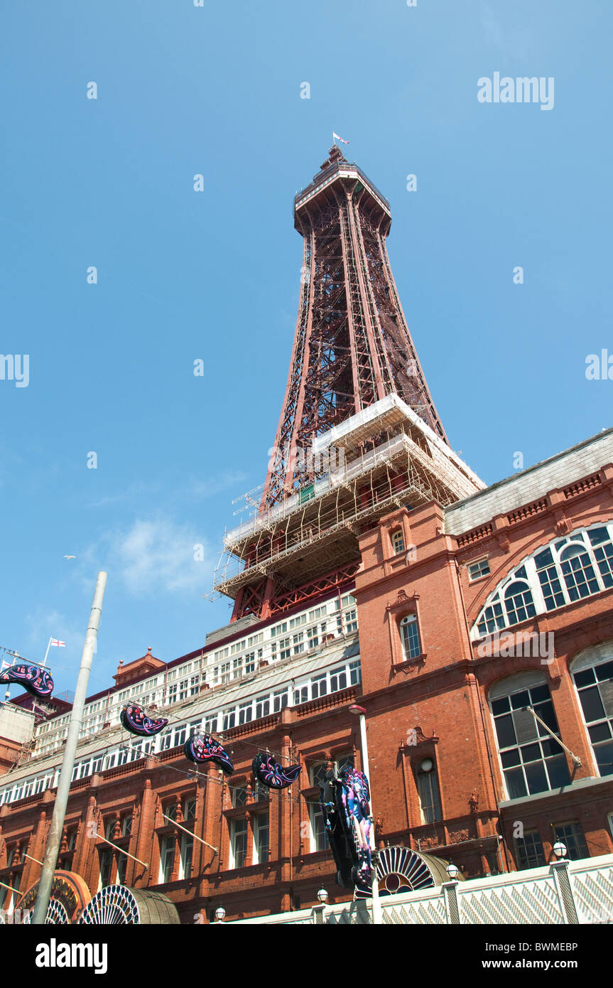 The Famous Tower Complex in Blackpool on the coast of Lancashire in ...