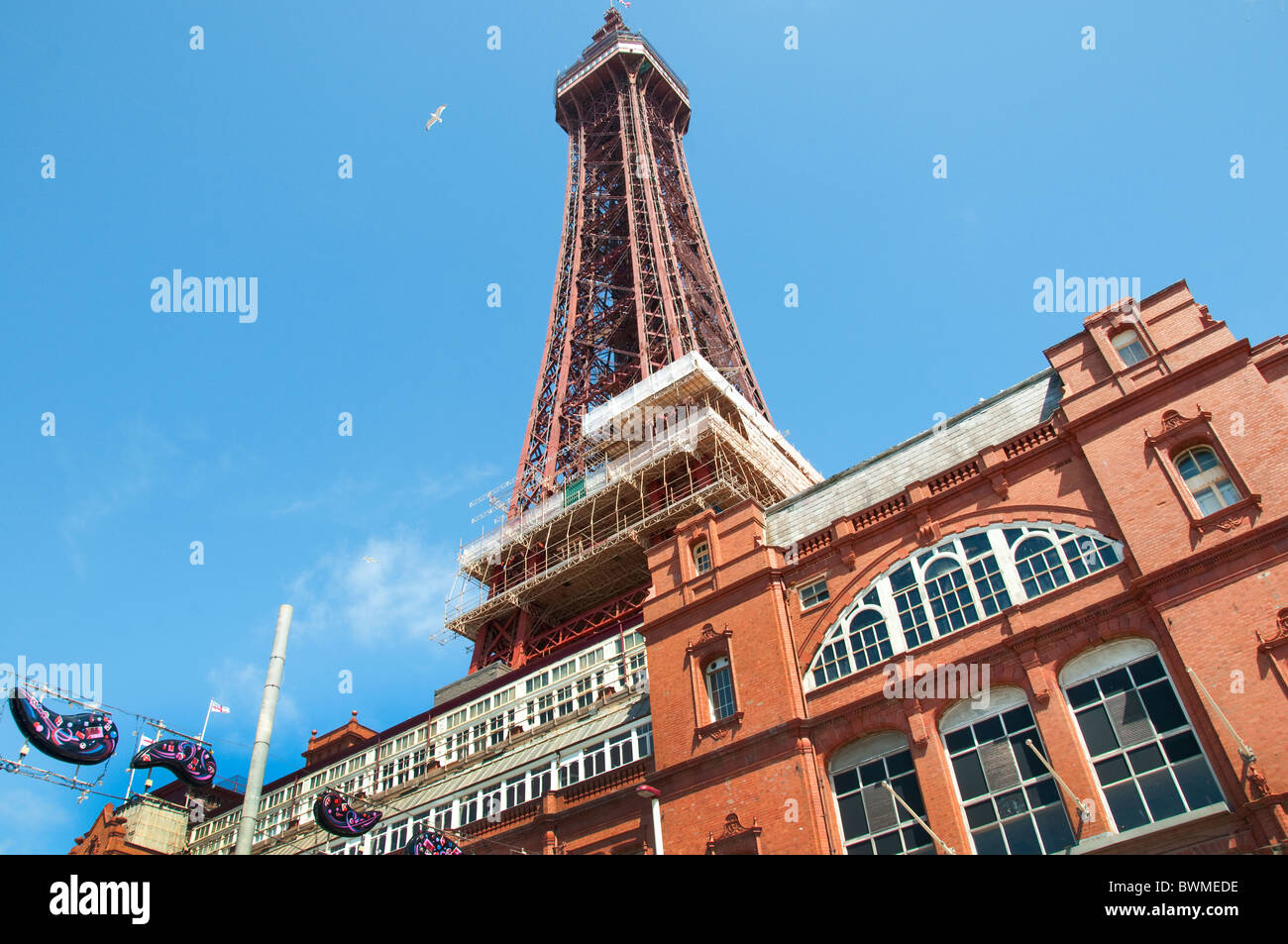 The Famous Tower Complex in Blackpool on the coast of Lancashire in ...