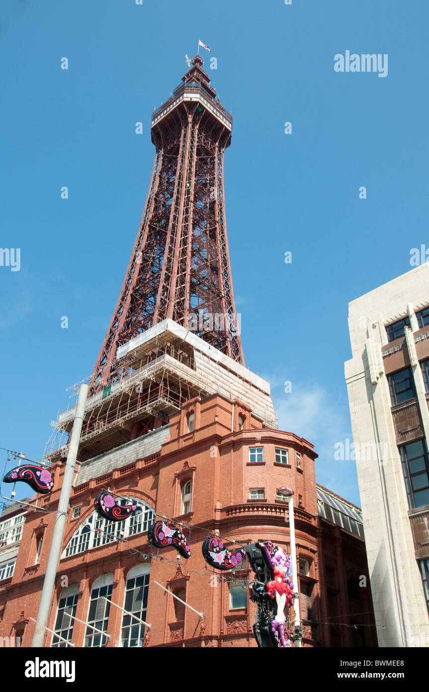 The Famous Tower Complex in Blackpool on the coast of Lancashire in ...