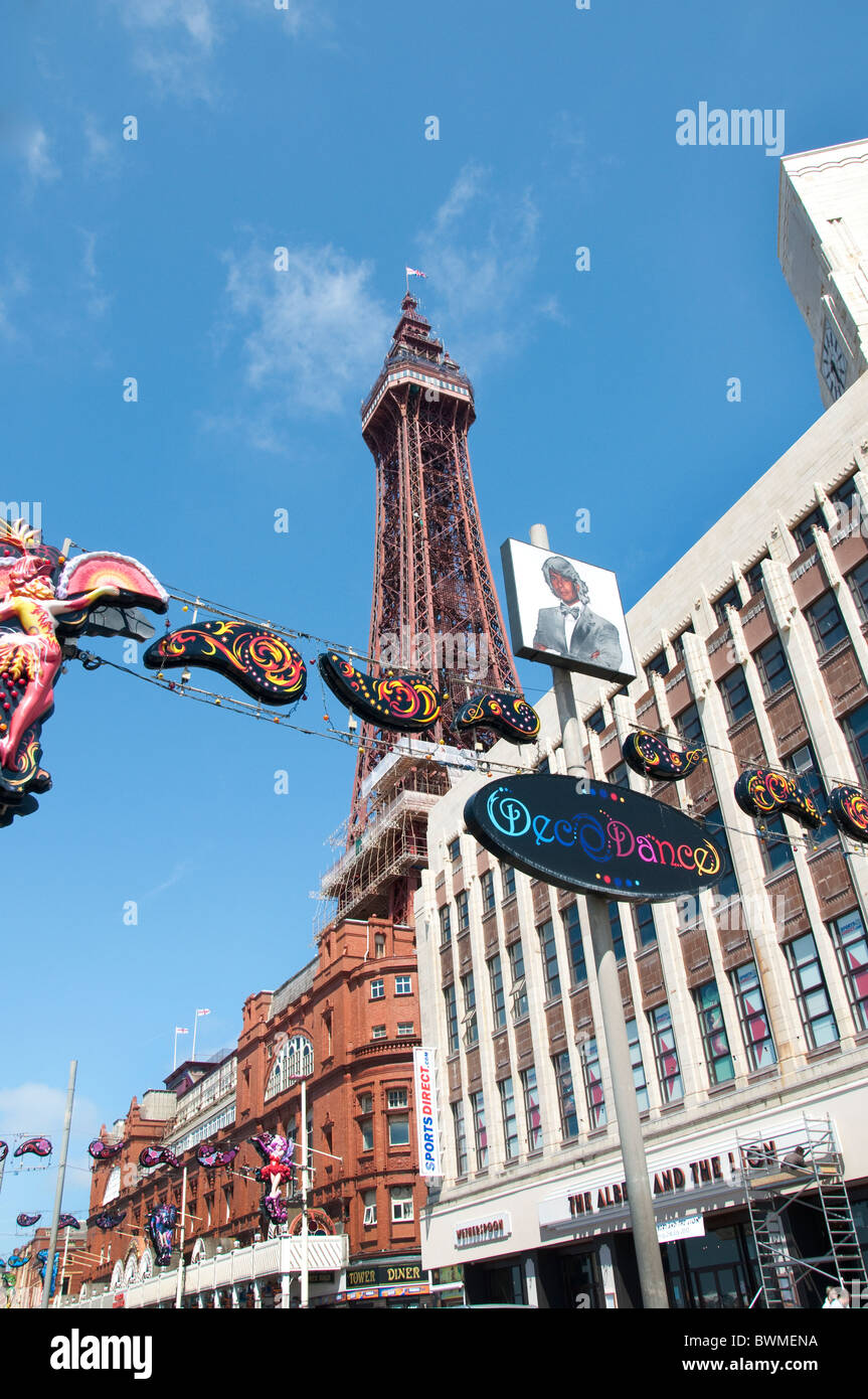 The Famous Tower Complex in Blackpool on the coast of Lancashire in ...