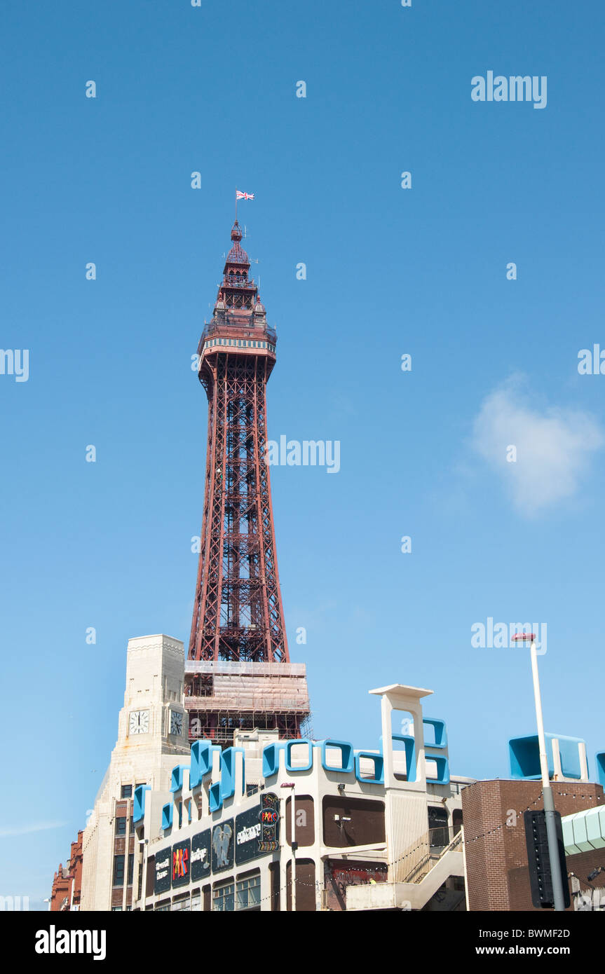 The Famous Tower Complex in Blackpool on the coast of Lancashire in ...