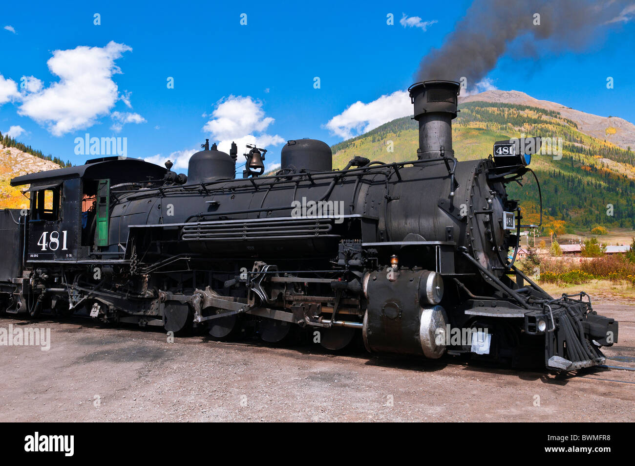 The Durango-Silverton Narrow Gauge Railroad, Silverton, Colorado Stock ...