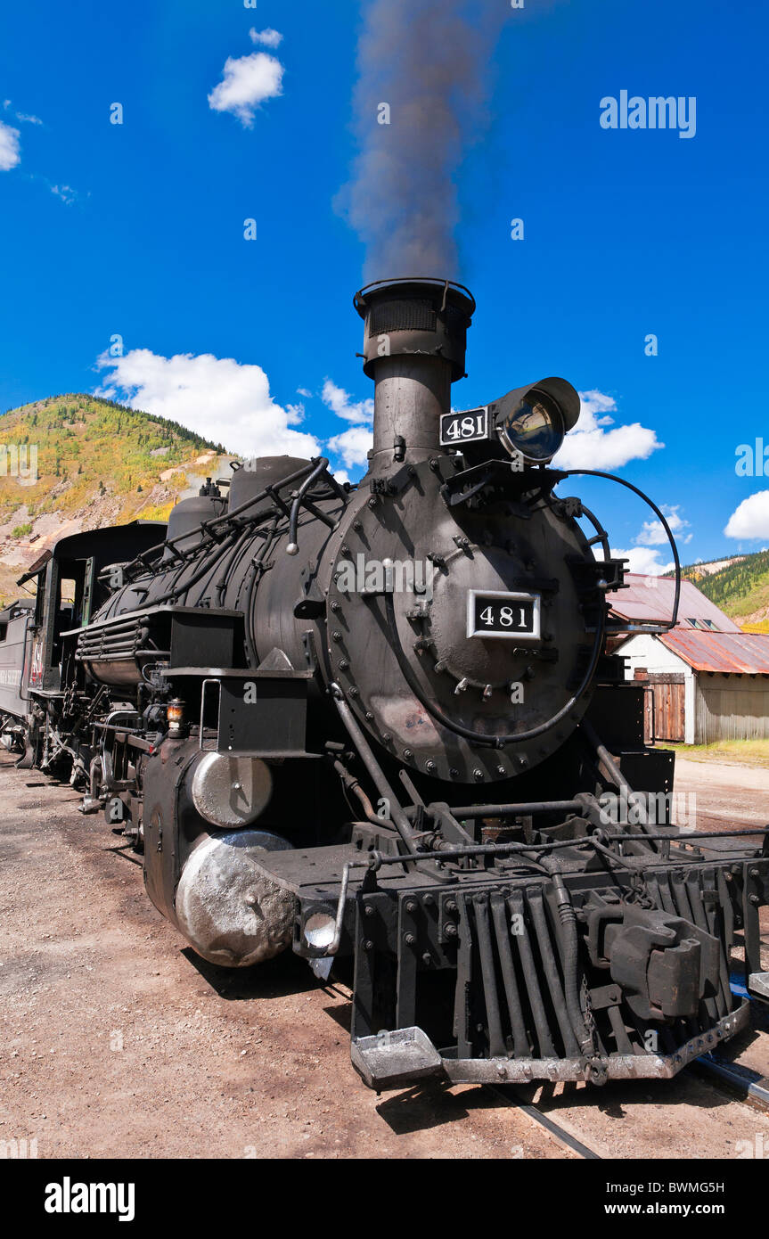 The Durango-Silverton Narrow Gauge Railroad, Silverton, Colorado Stock ...