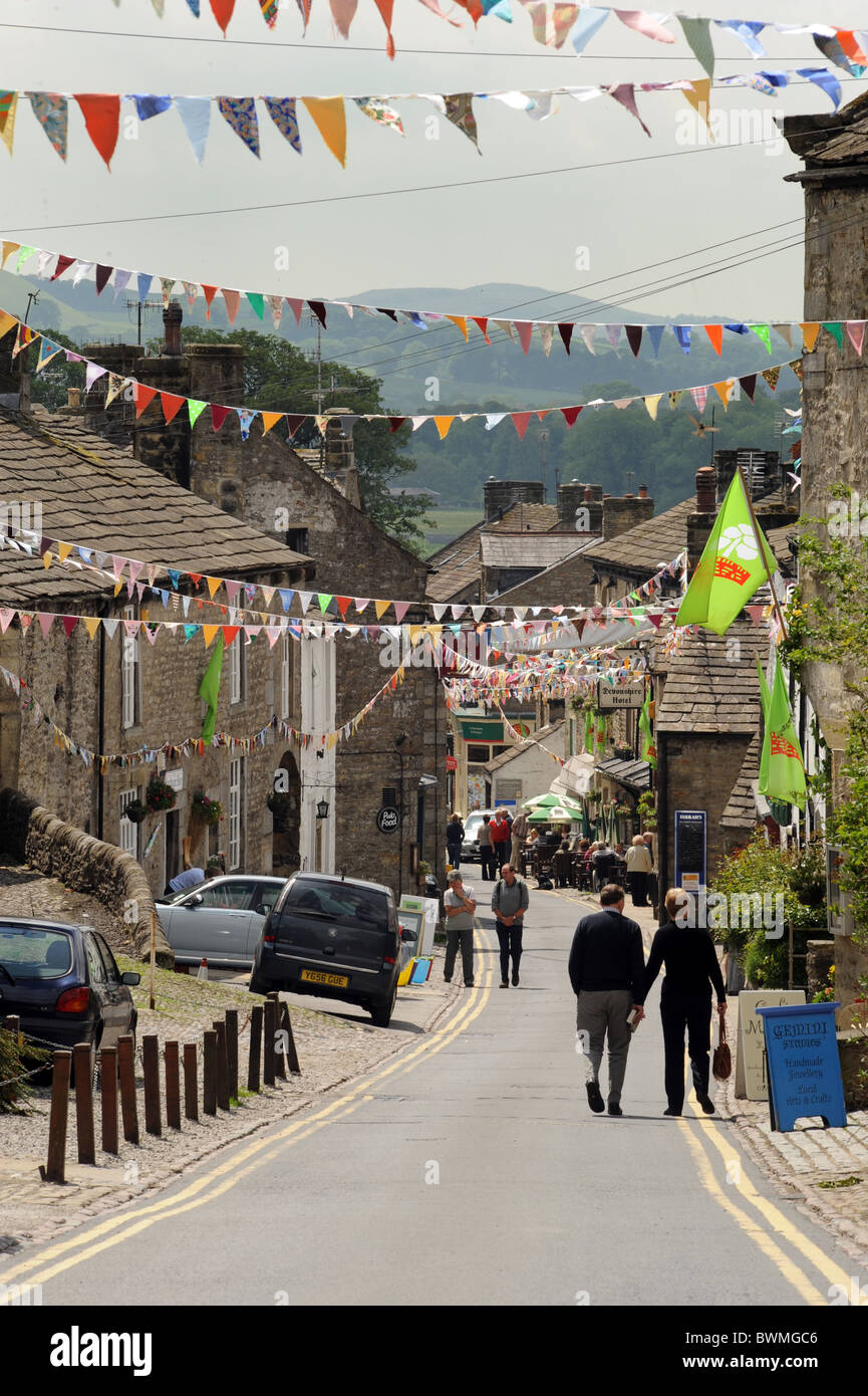 Grassington Village, Yorkshire Dales, North Yorkshire UK Stock Photo ...