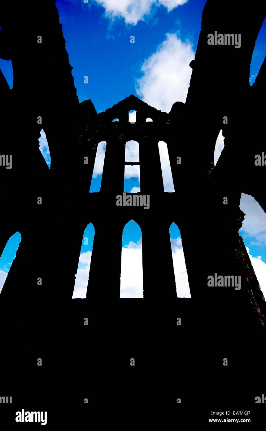 Whitby abbey silhouette hi-res stock photography and images - Alamy