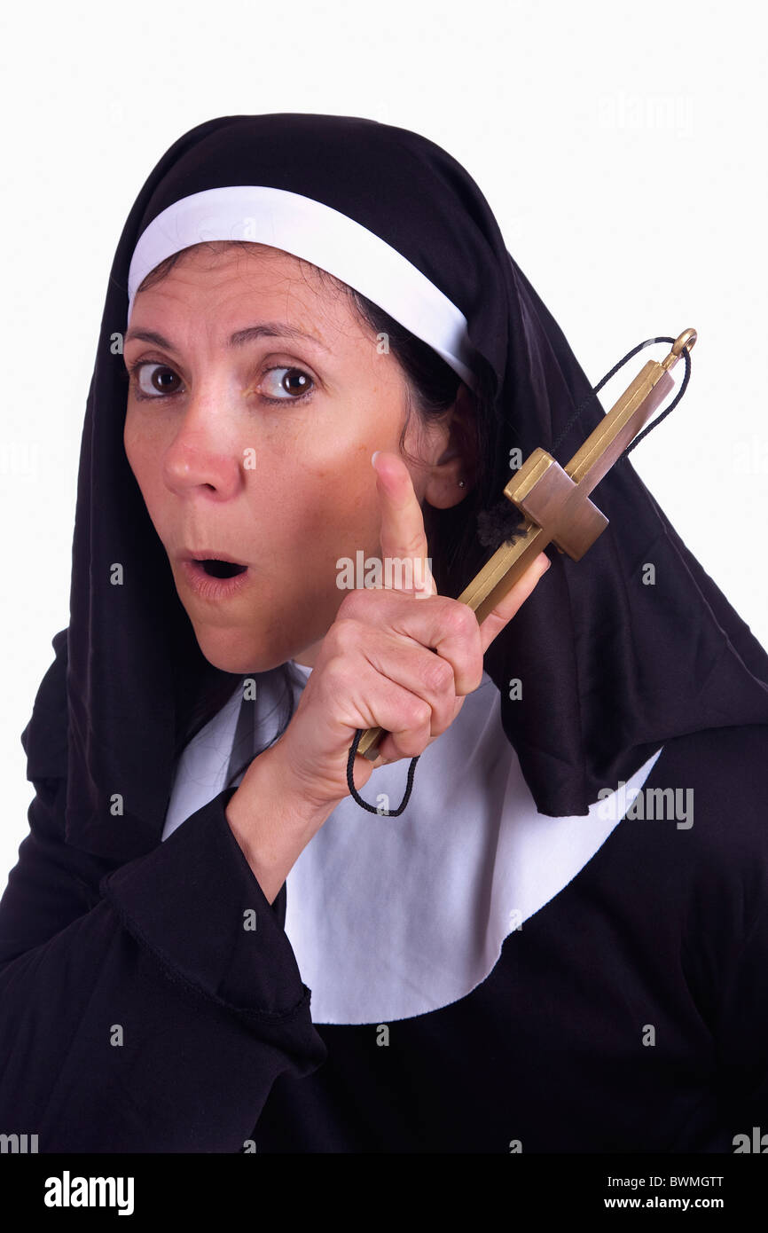 Funny nun hi-res stock photography and images - Alamy