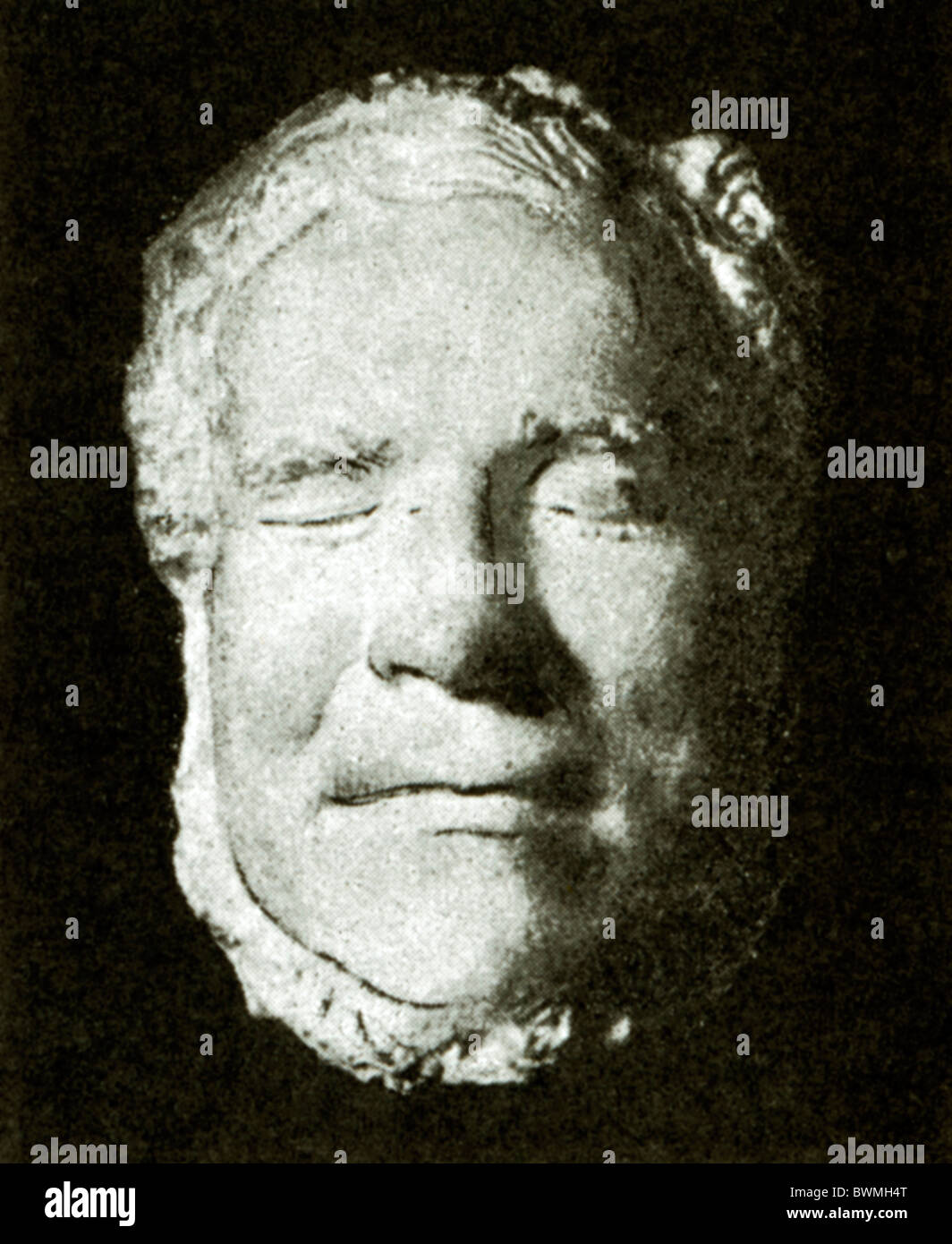 Death Mask of Ben Gaunt, 1861 cast of the popular British boxer, who ...