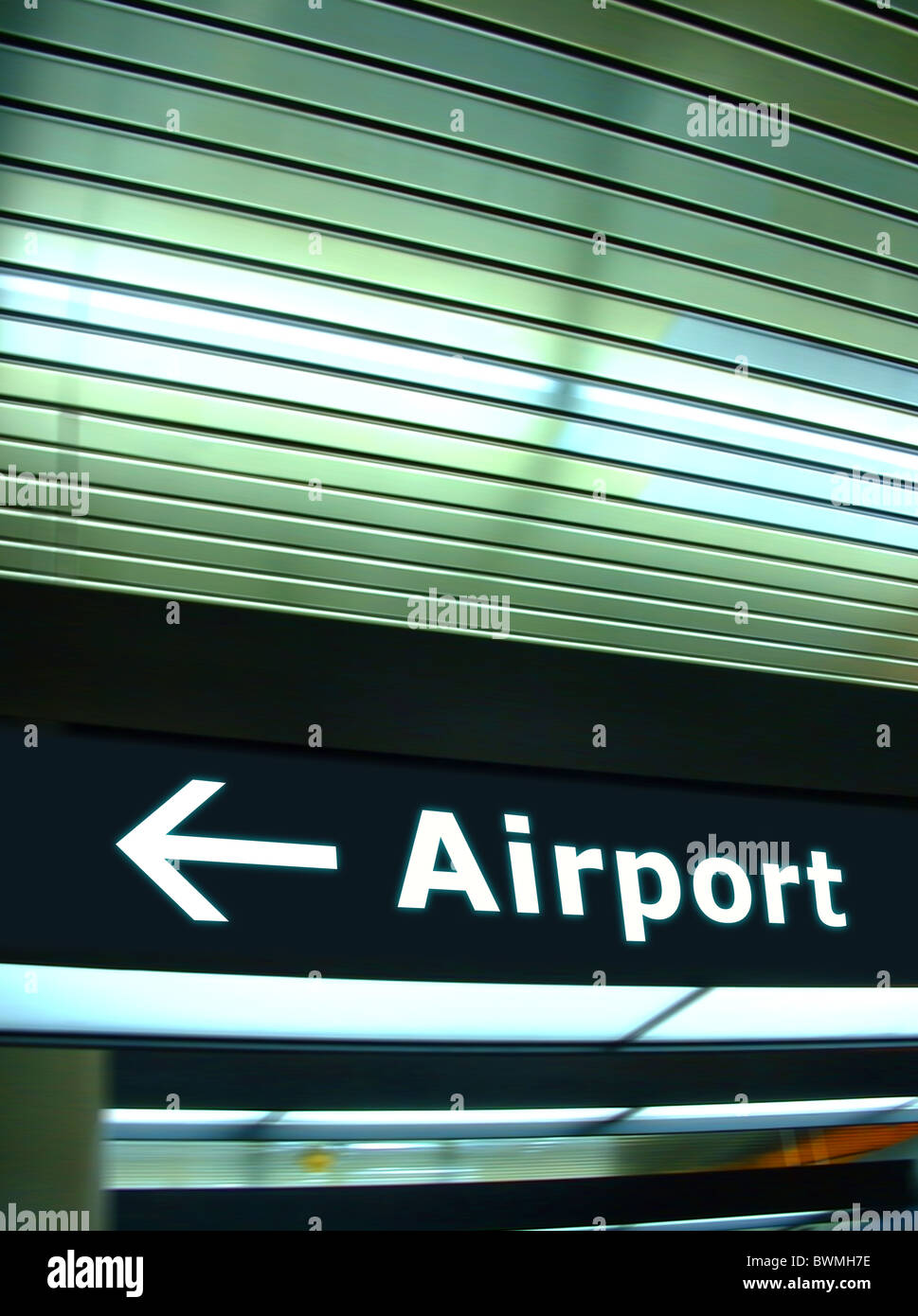 Tourist info signage in airport in international language Stock Photo ...