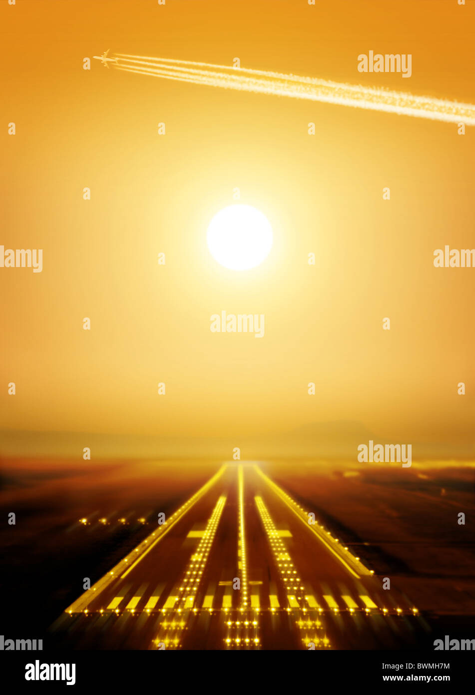 Take off takeoff runway run way hi-res stock photography and images - Alamy