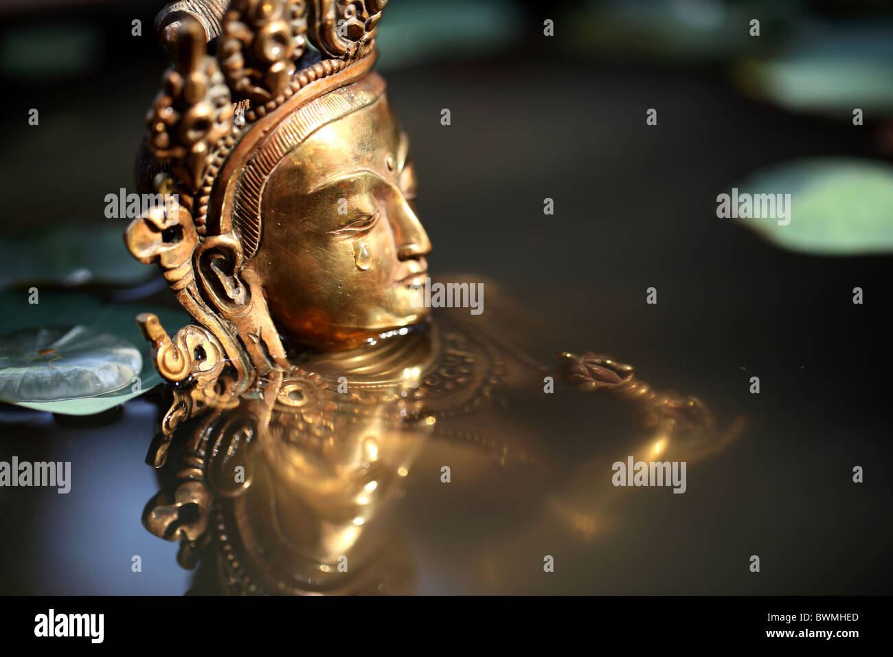 Sad sadness buddha statue hi-res stock photography and images - Alamy