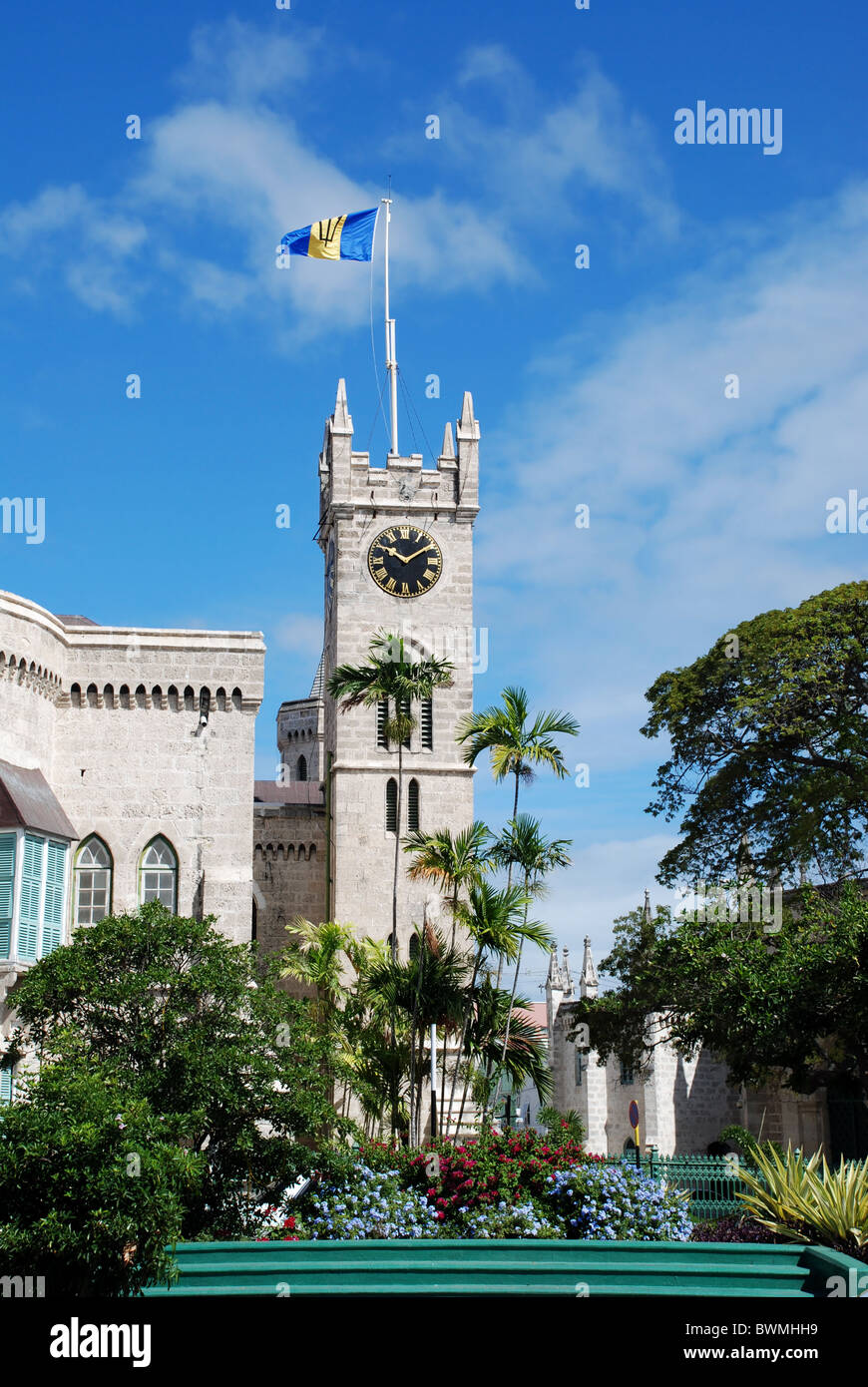 Barbados flag clock hi-res stock photography and images - Alamy
