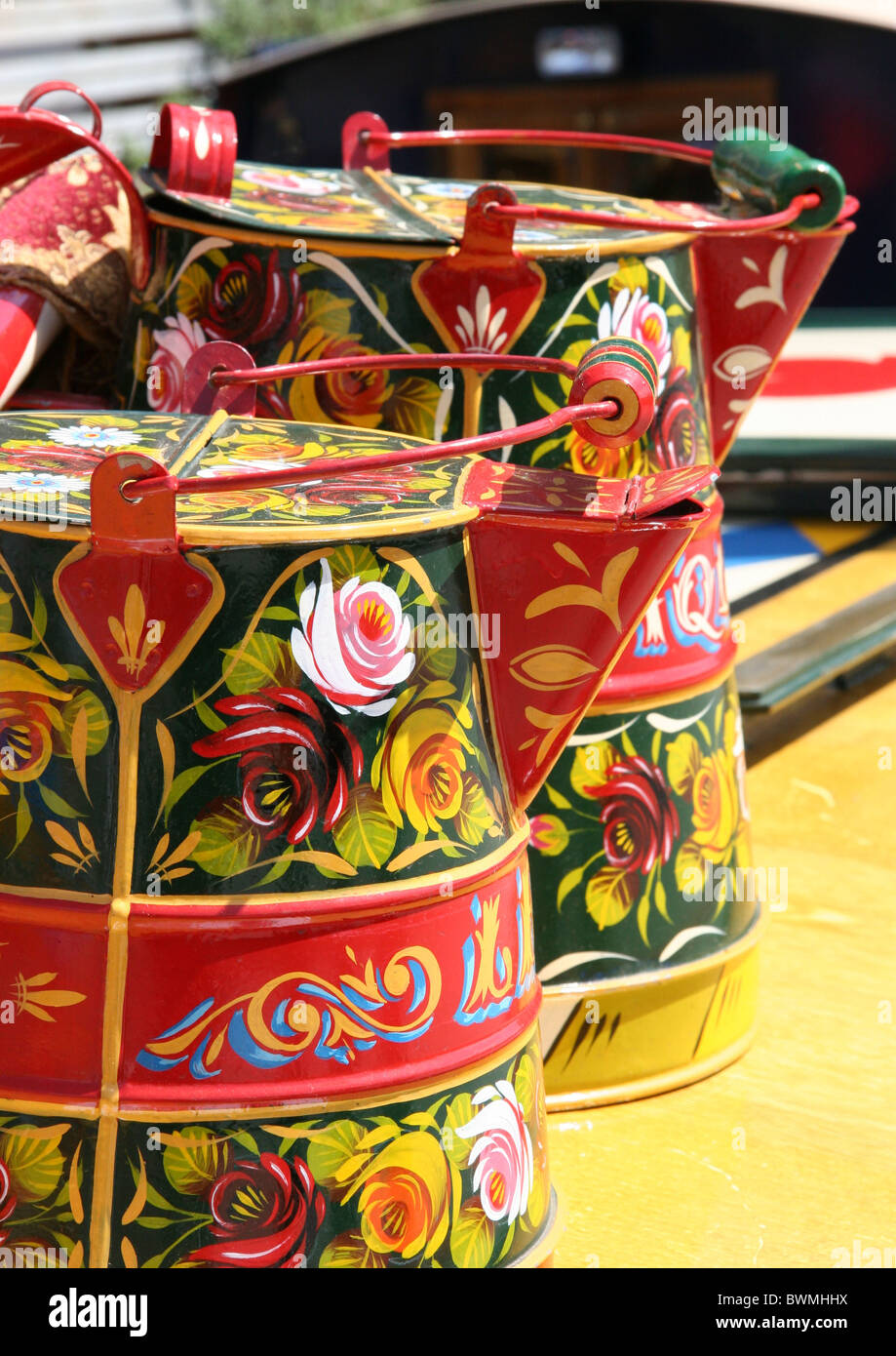 Painted buckby cans hi-res stock photography and images - Alamy