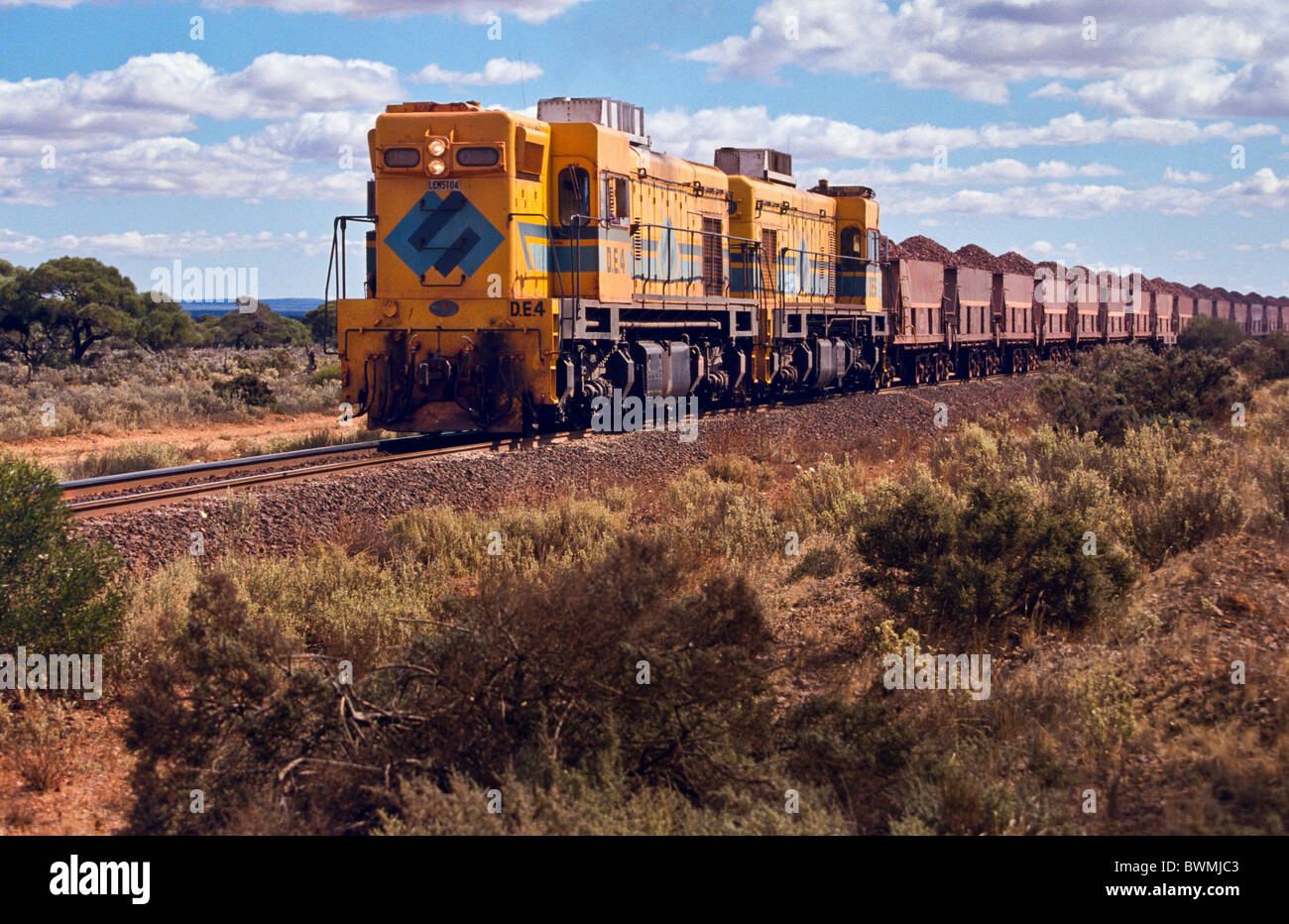 Train transporting iron ore hi-res stock photography and images - Alamy