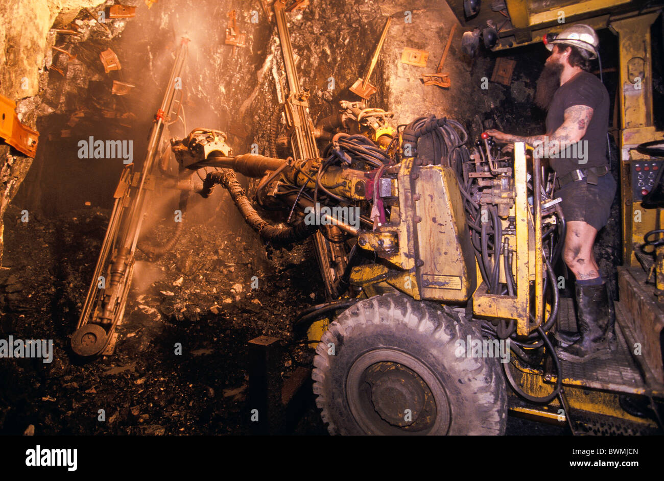 Underground gold mine, Central Australia Stock Photo - Alamy