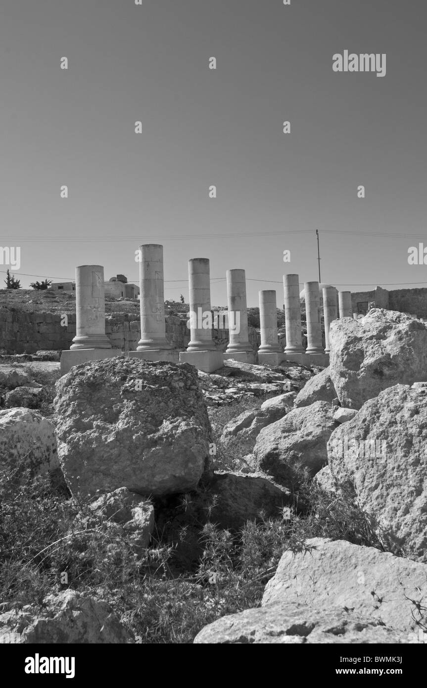 Herodium,The Roman Garden, Pool complex,Judean Desert Israel Stock ...