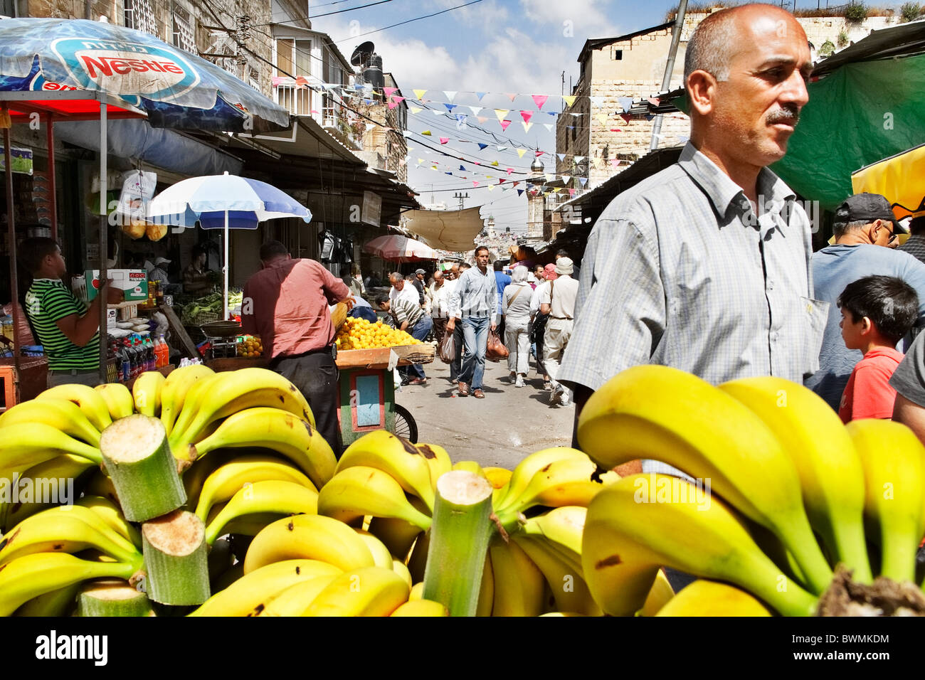 The market of Jenine Stock Photo - Alamy