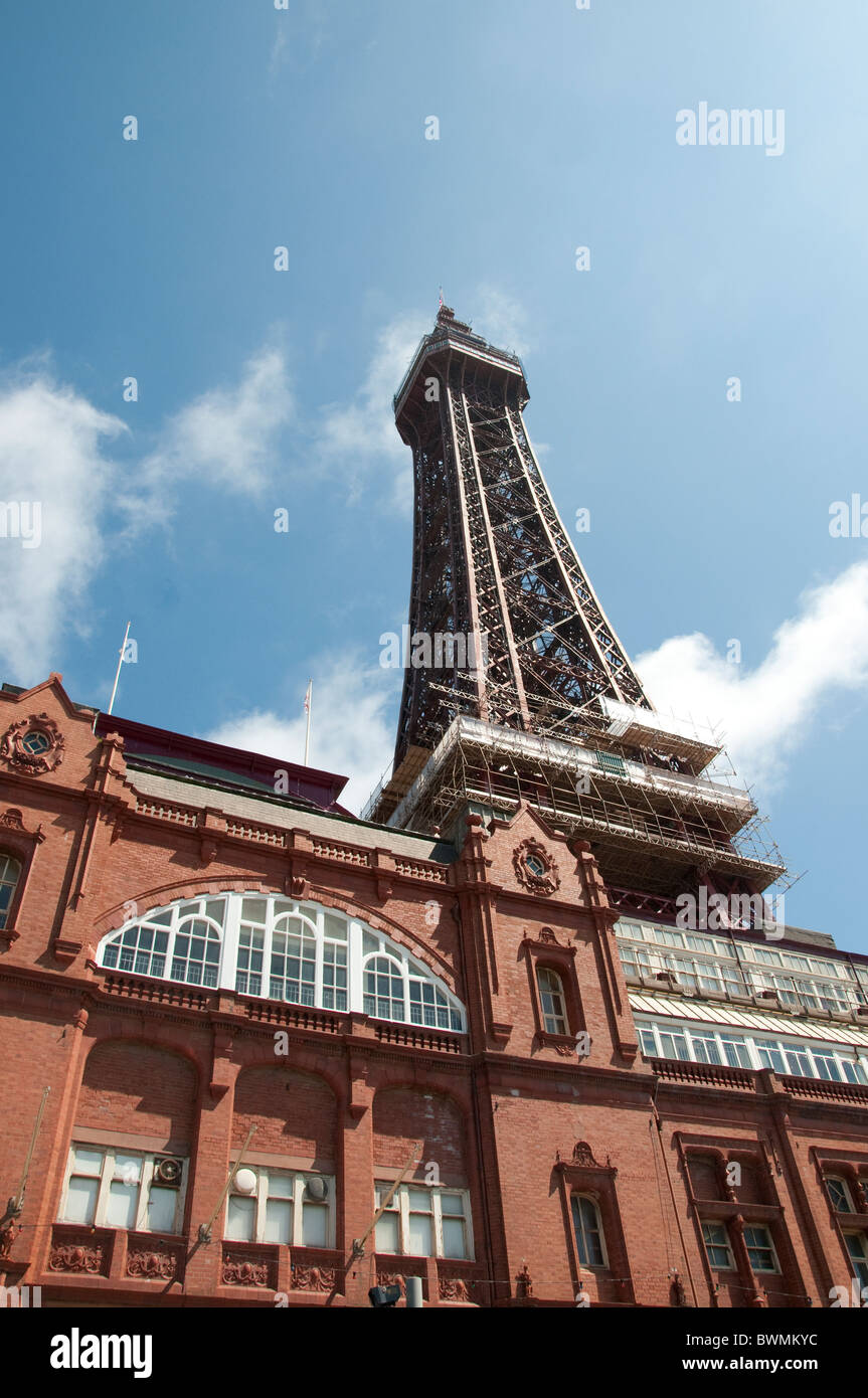 The Famous Tower Complex in Blackpool on the coast of Lancashire in ...