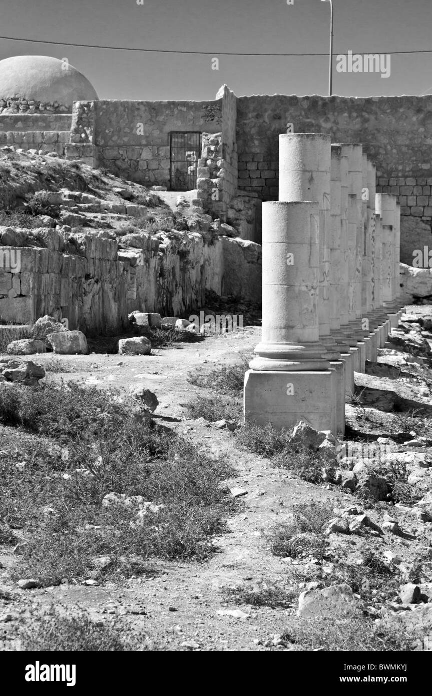 Herodium,The Roman Garden, Pool complex,Judean Desert Israel Stock ...
