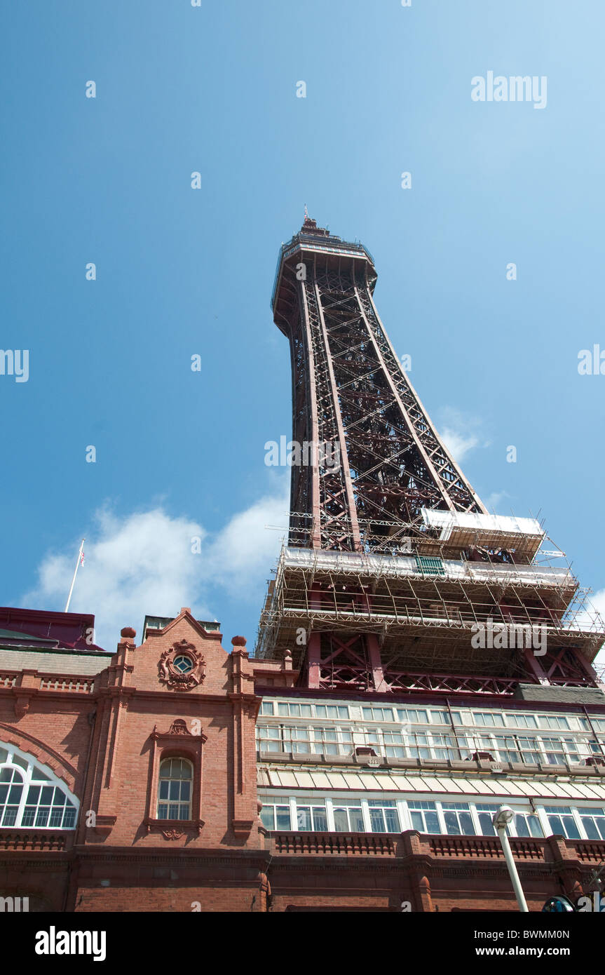 The Famous Tower Complex in Blackpool on the coast of Lancashire in ...