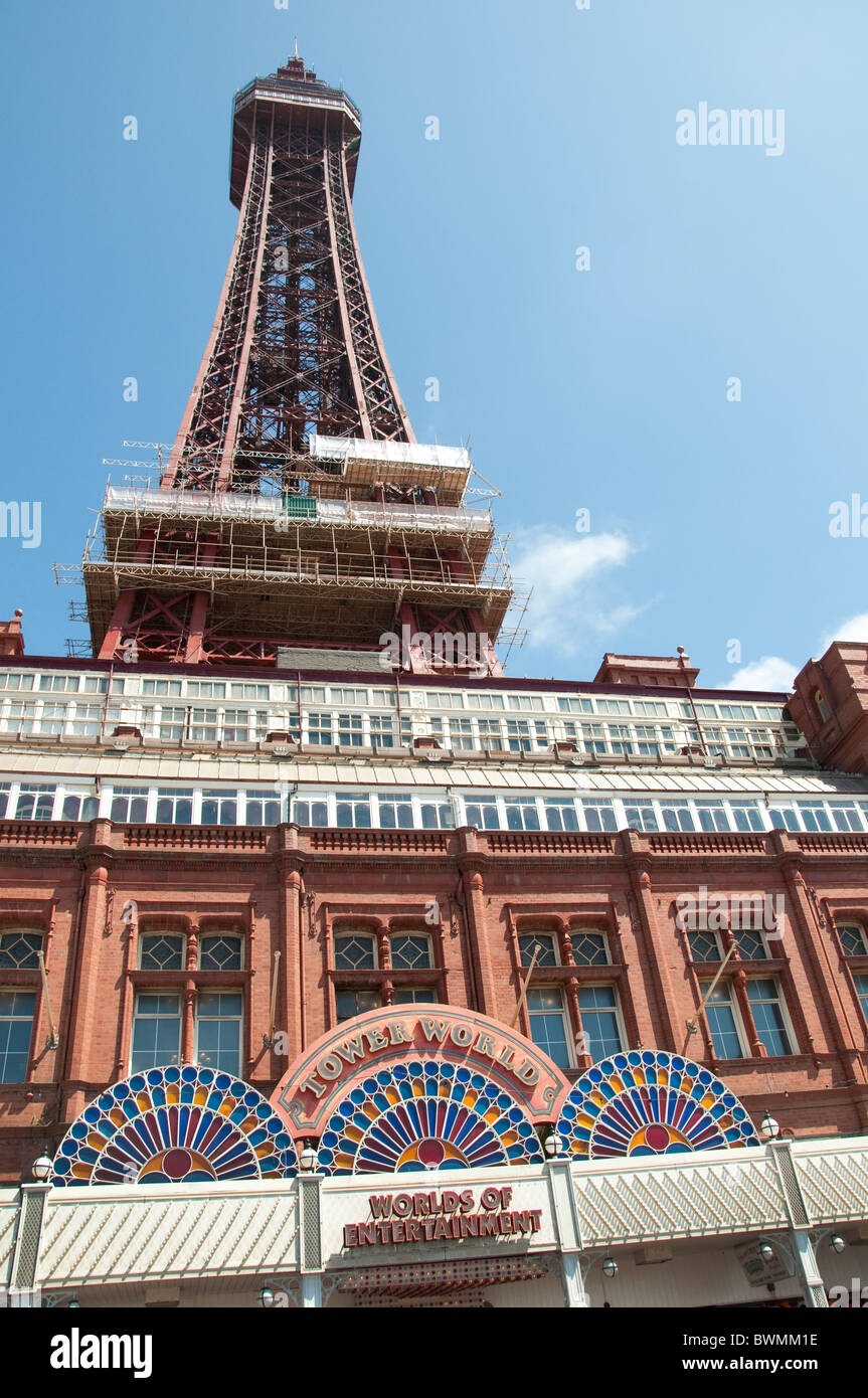 The Famous Tower Complex in Blackpool on the coast of Lancashire in ...