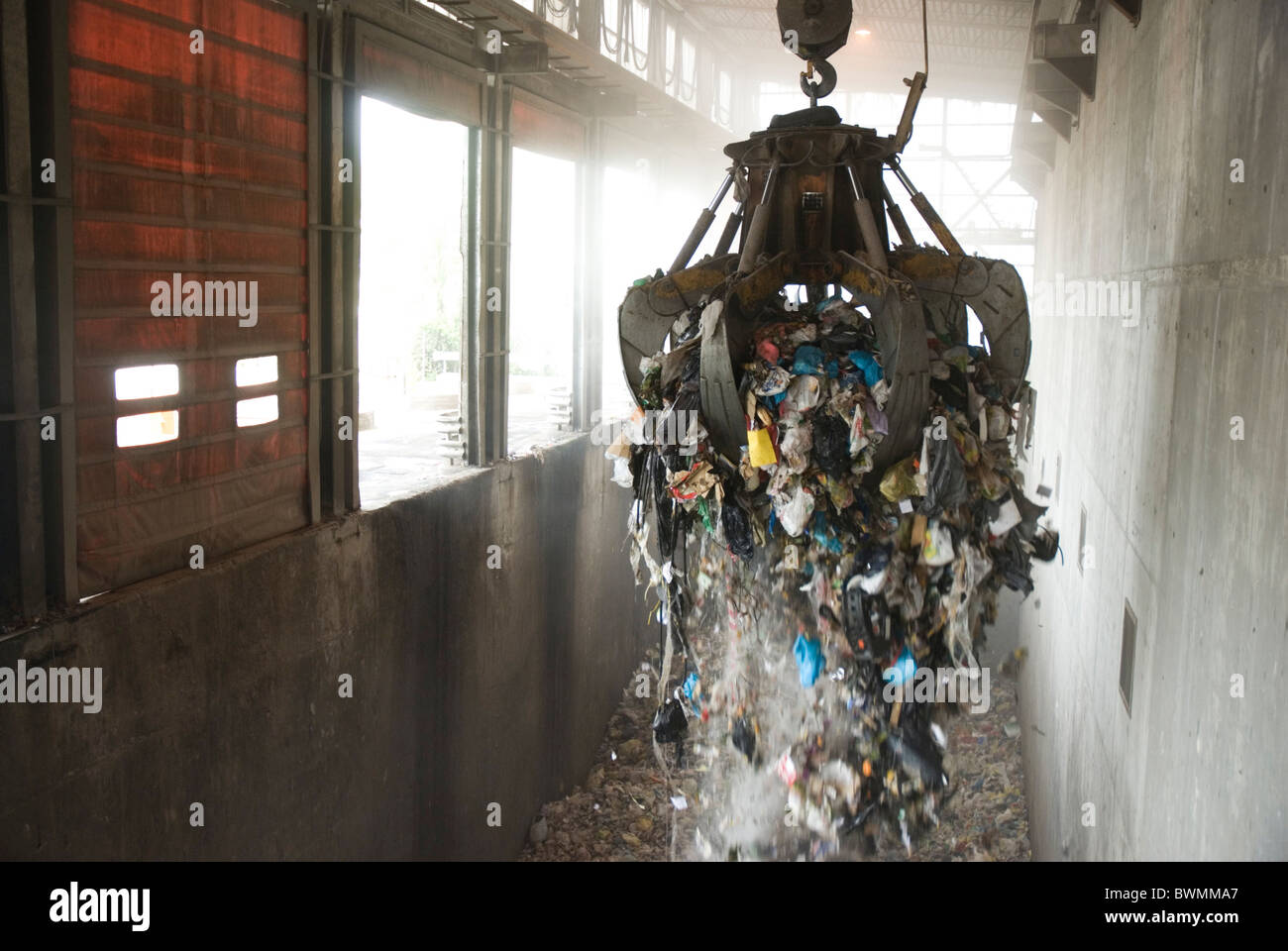 Valdemingomez rubbish dump, Madrid, Spain. tip garbage trash vertedero ...