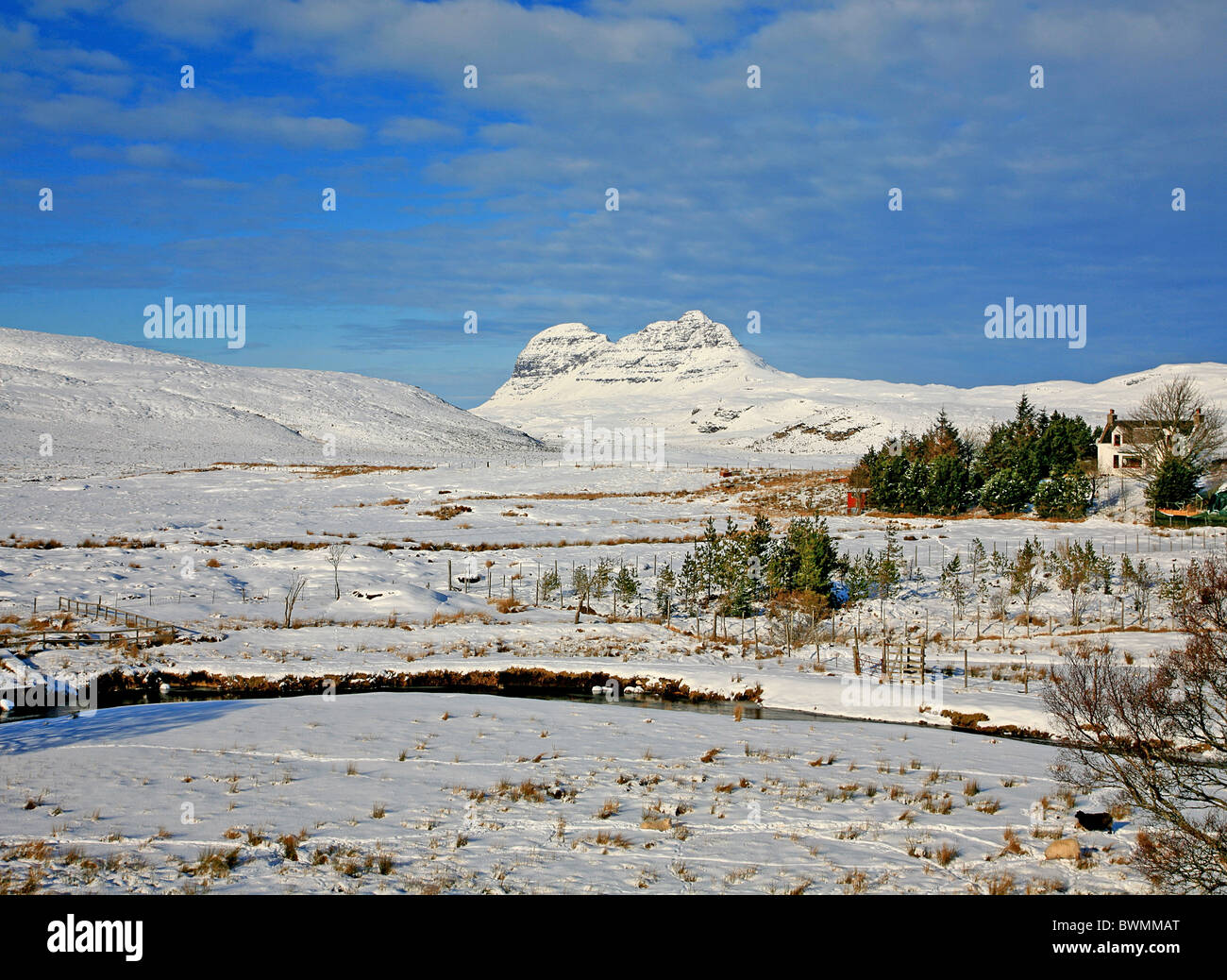 Suilven snow hi-res stock photography and images - Alamy