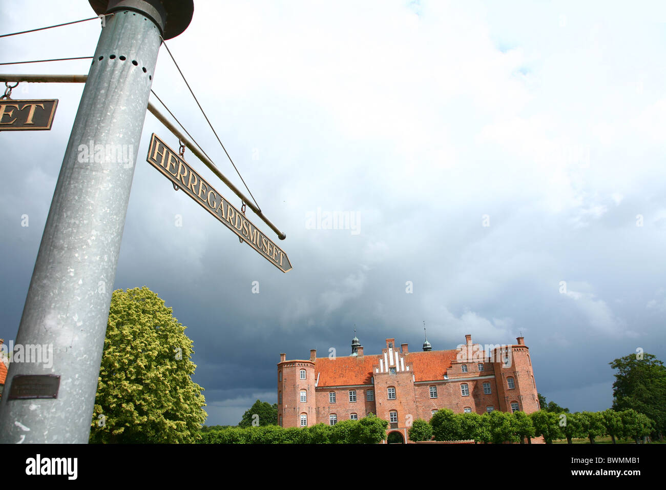 Gammel Estrup museum in Denmark Stock Photo - Alamy