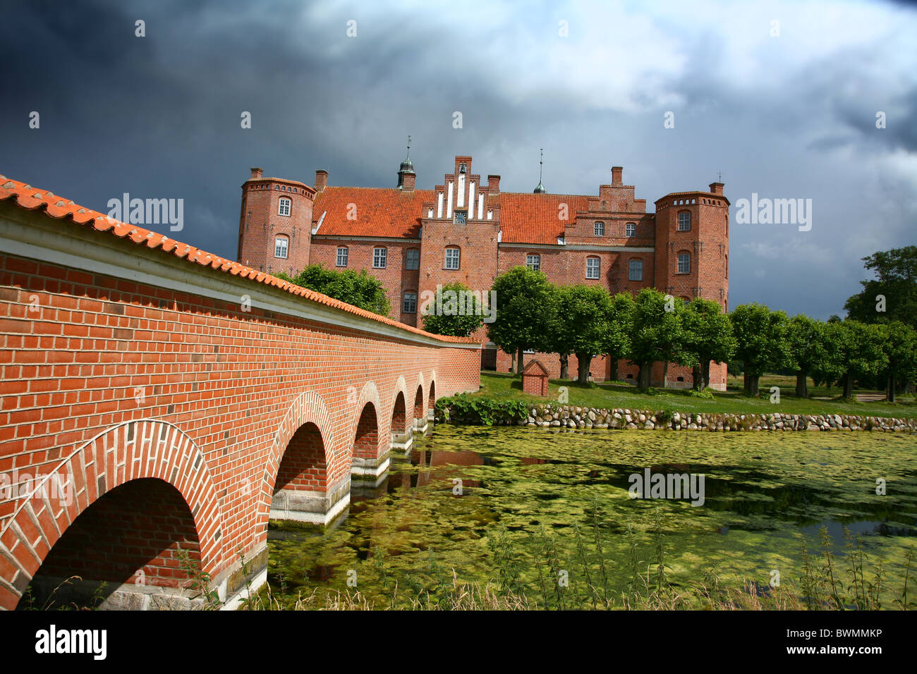 Gammel Estrup museum in Denmark Stock Photo - Alamy