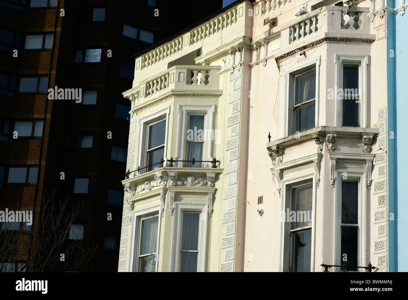 Victorian tenement houses in London Stock Photo - Alamy