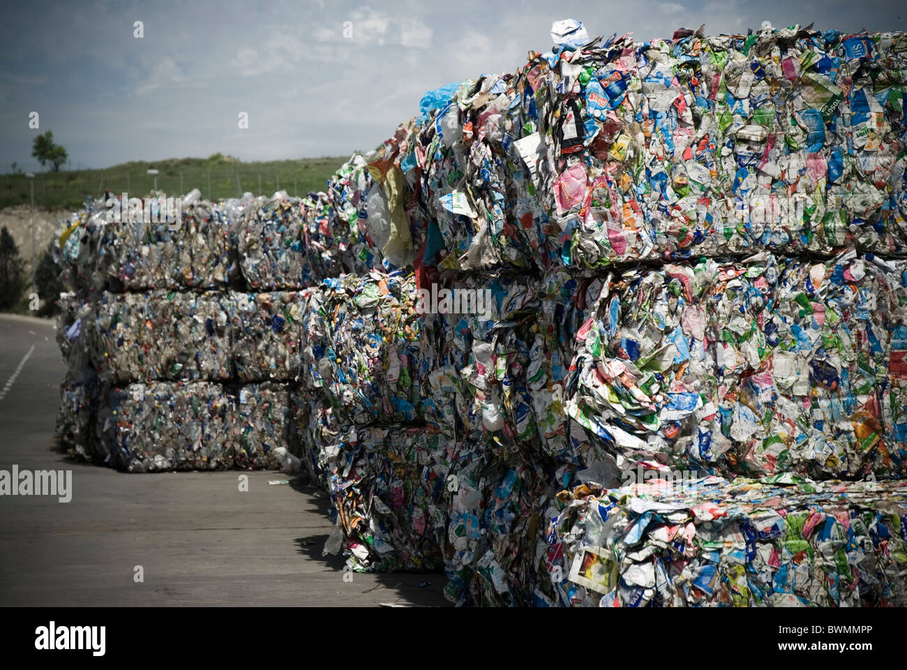 Valdemingomez rubbish dump, Madrid, Spain. tip garbage trash vertedero ...