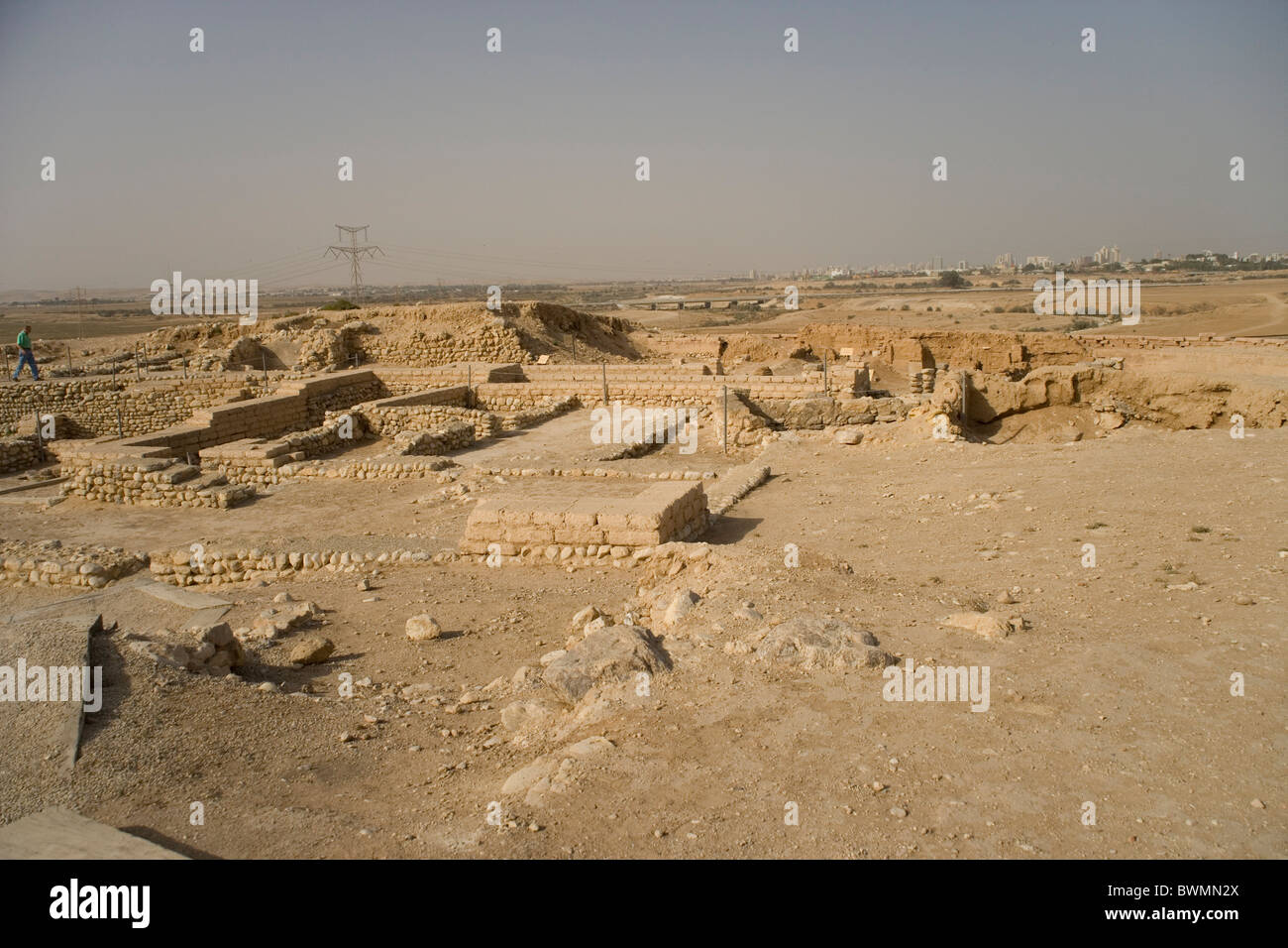 Tel Beer Sheba National Park,an Israeli ancient city dating to the Iron ...
