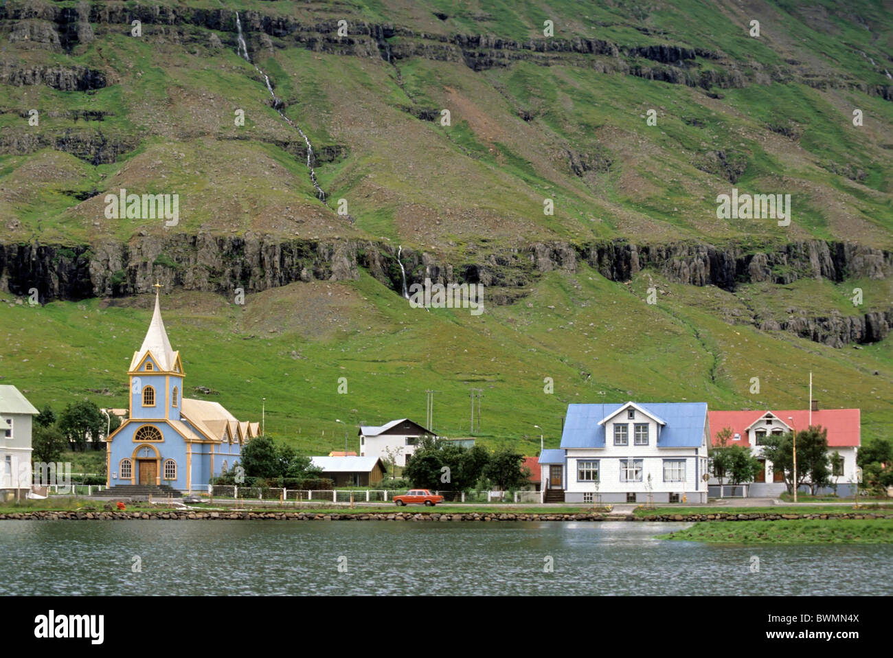 Iceland - village of Vik Stock Photo - Alamy