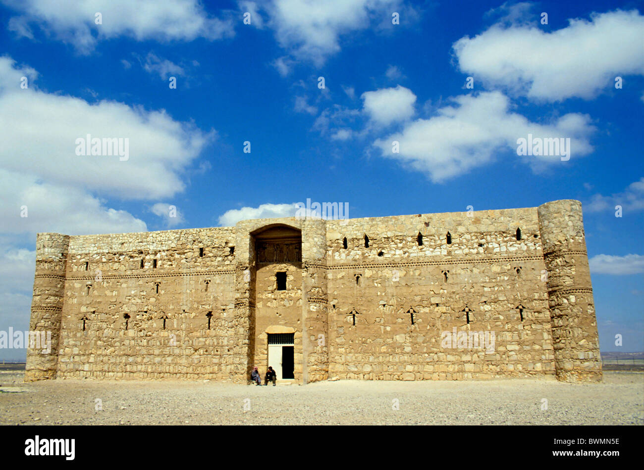 Qasr Kharana, a castle in the desert, Jordan Stock Photo - Alamy