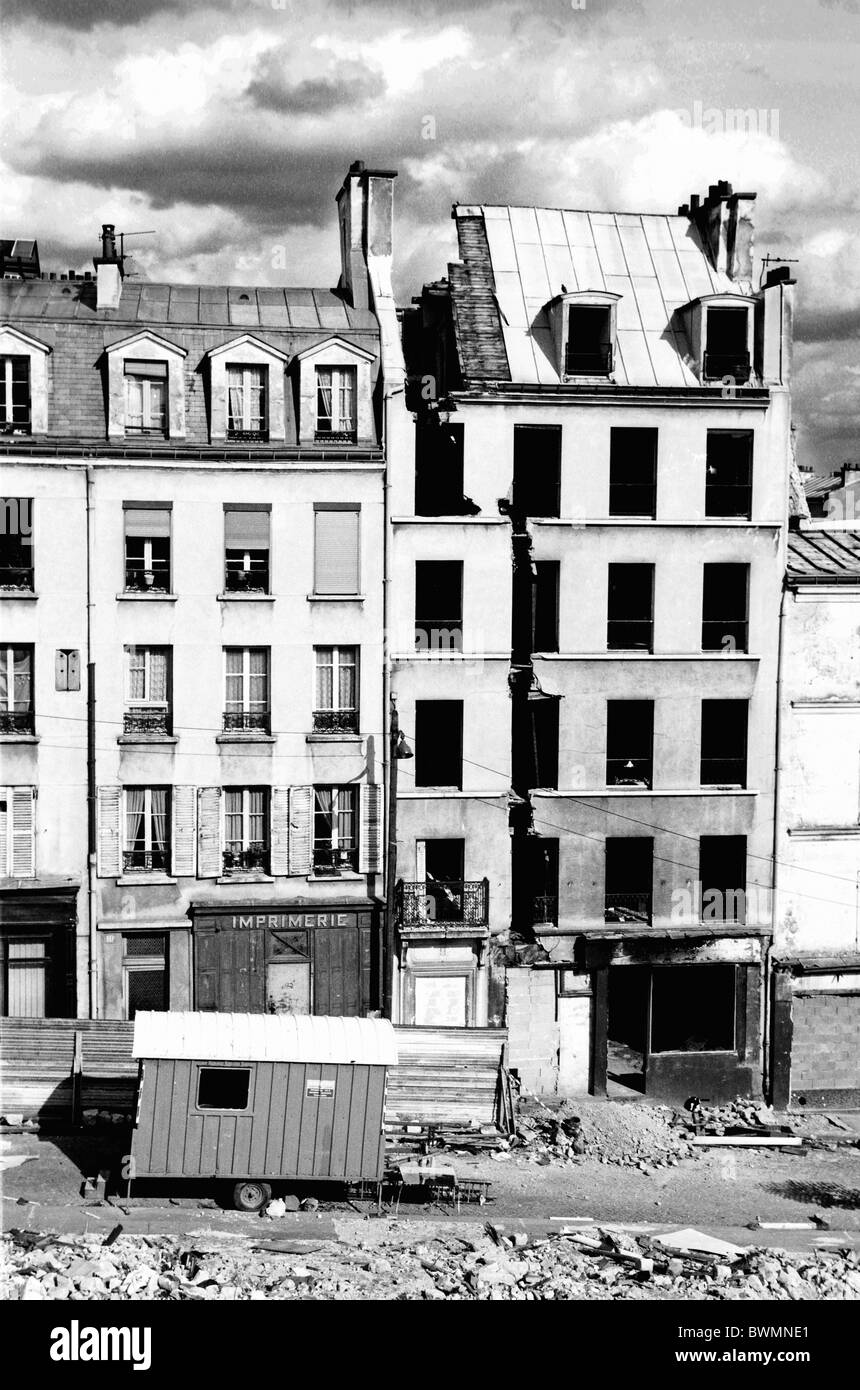 Demolished buildings in Paris, France Stock Photo - Alamy