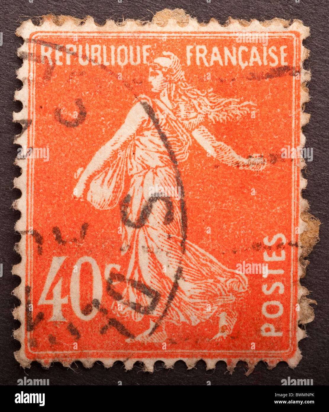 Postage stamp france hi-res stock photography and images - Alamy